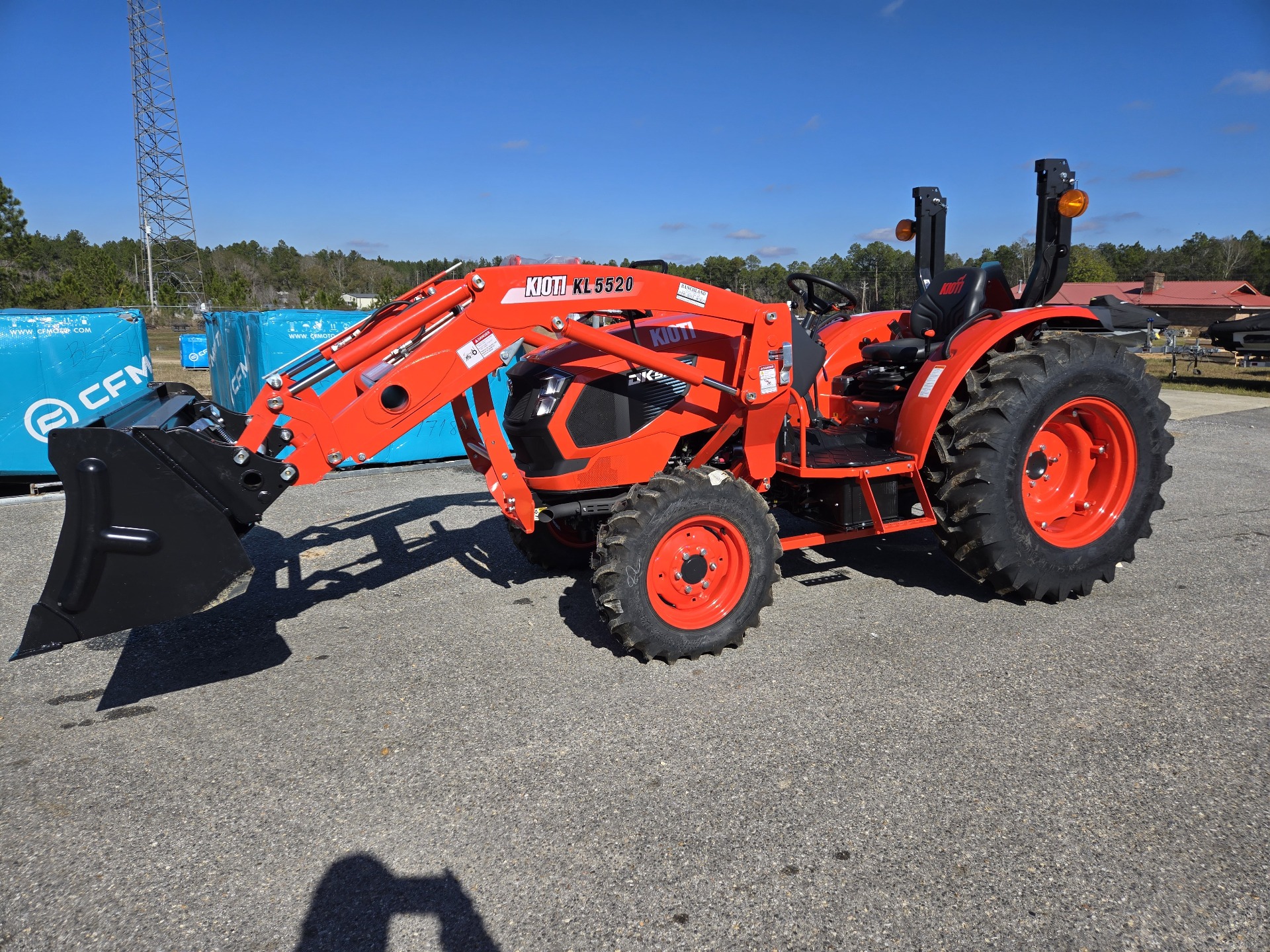 New 2025 KIOTI DK5520 | Tractors in Saucier MS | KIOPA0234 Orange