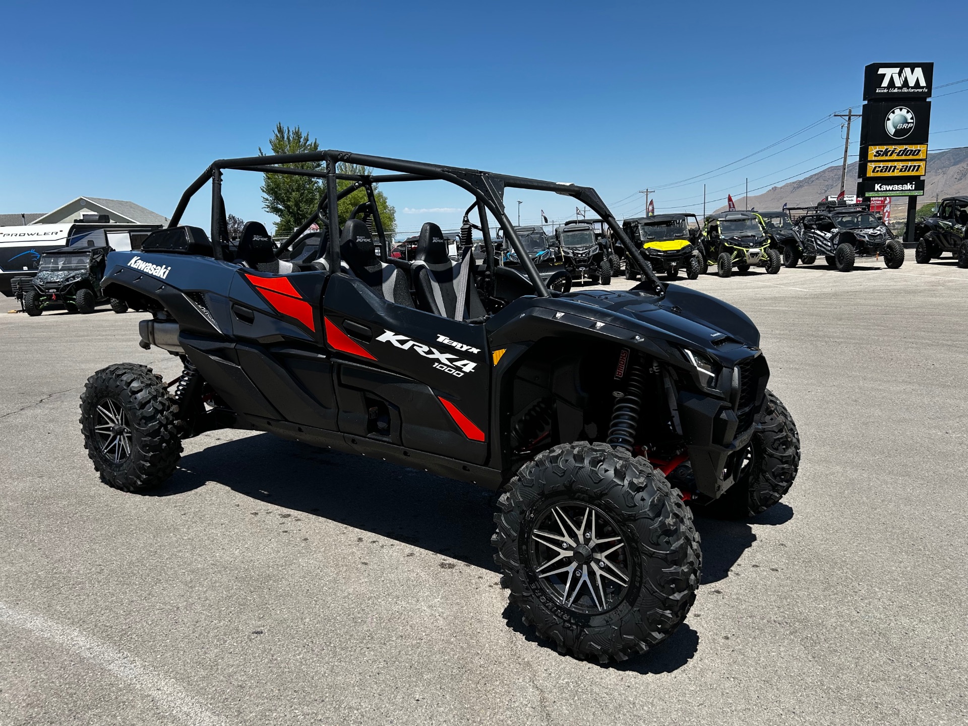 New 2026 Kawasaki Teryx KRX4 1000 Grayish Blue / Super Black | Utility Vehicles in Erda UT | K501718