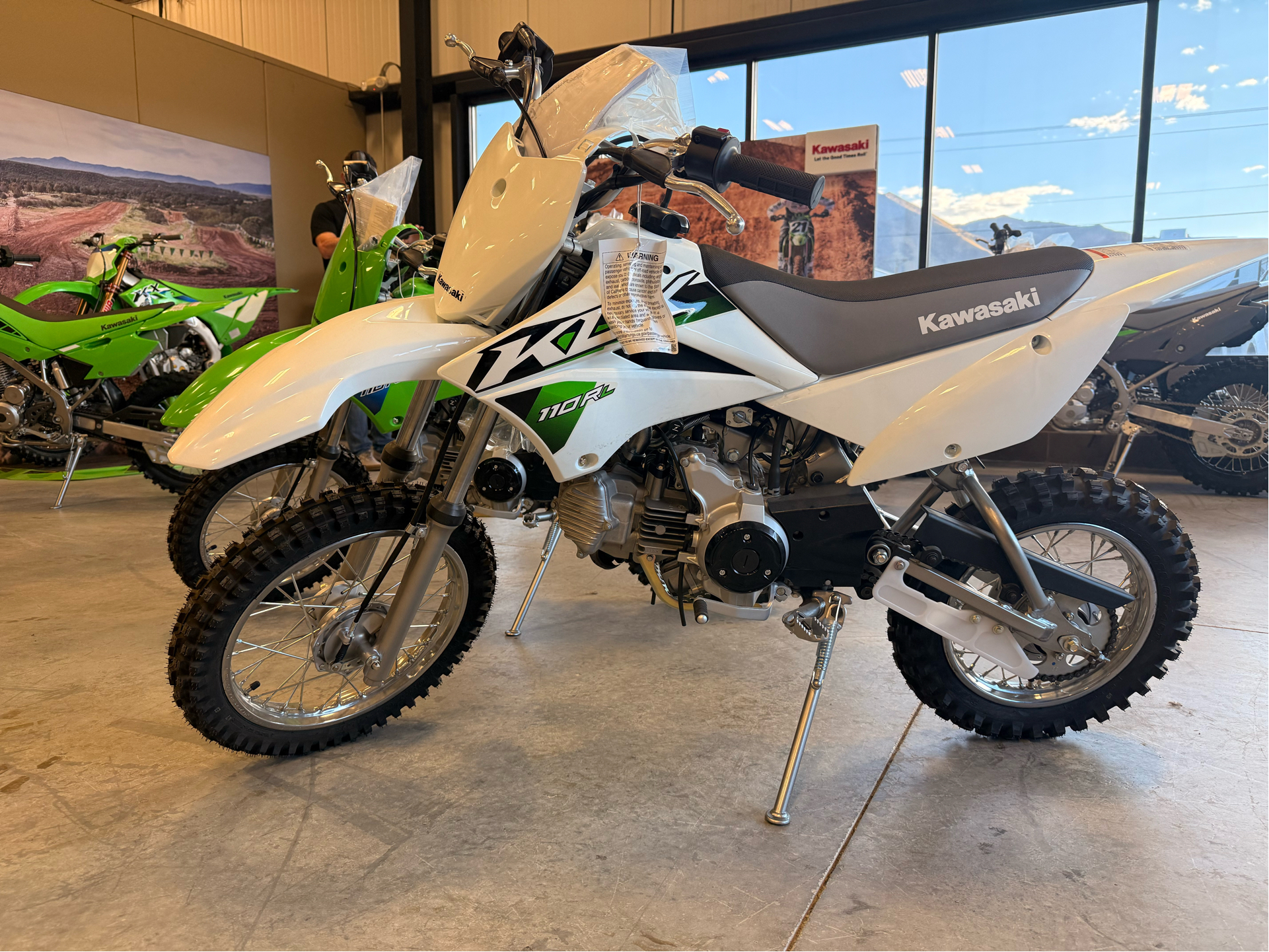 New 2026 Kawasaki KLX 110R L Bright White | Motorcycles in Erda UT ...