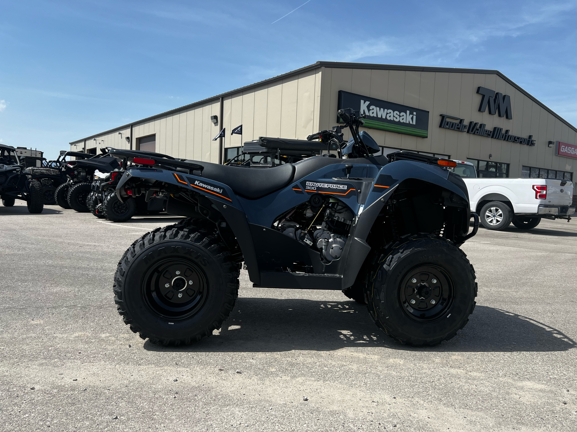 New 2025 Kawasaki Brute Force 300 Grayish Blue | ATVs in Erda UT | KP83134