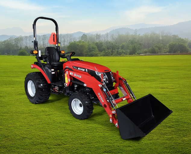 New 2024 Solis Tractors Solis 24 HST With R-4 Tires Red Tractors For ...