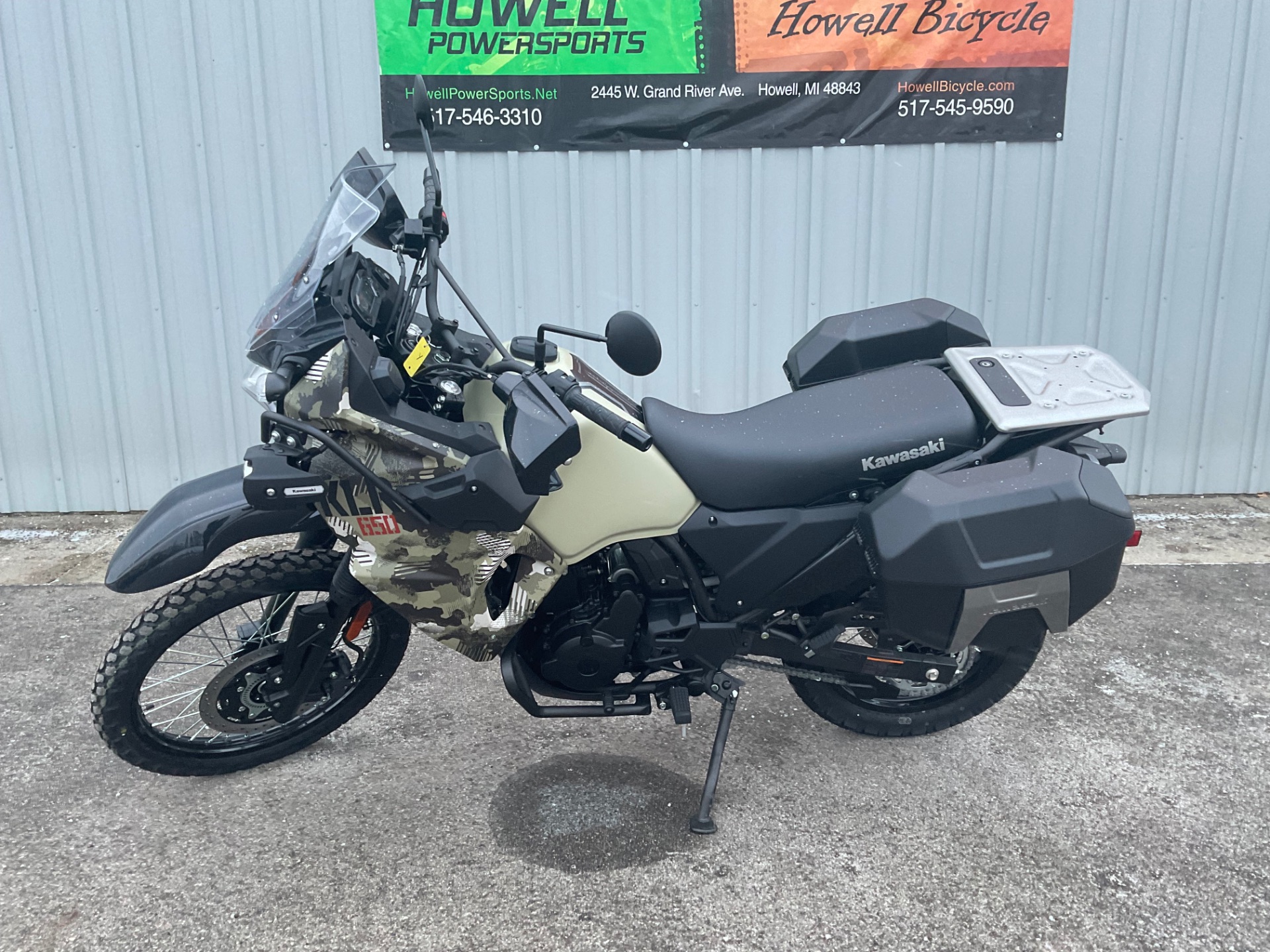 New 2025 Kawasaki KLR 650 Adventure ABS Motorcycles in Howell, MI