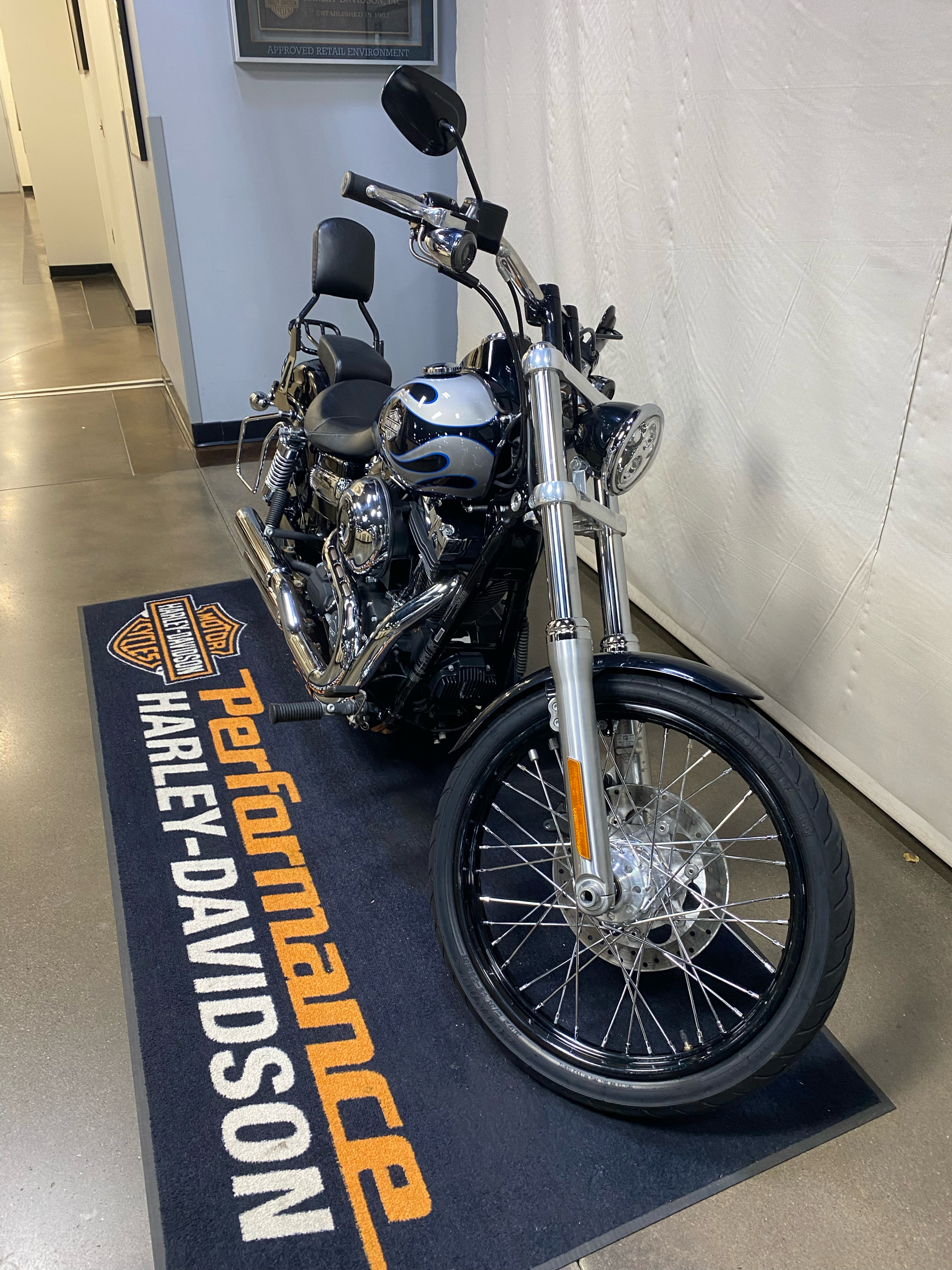 Used 2013 Harley-Davidson Dyna® Wide Glide® Midnight Pearl with Flames ...