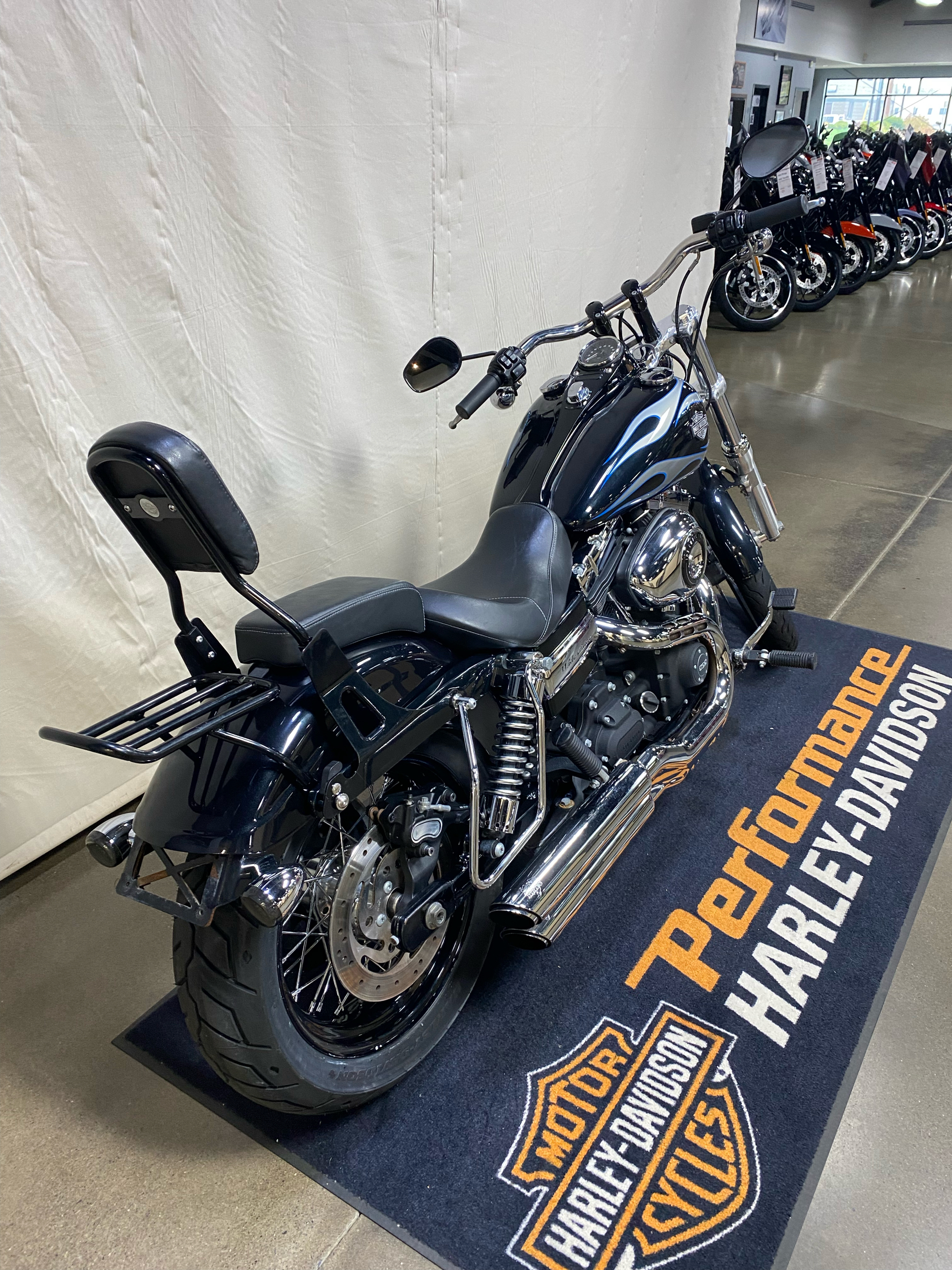 Used 2013 Harley-Davidson Dyna® Wide Glide® Midnight Pearl with Flames ...