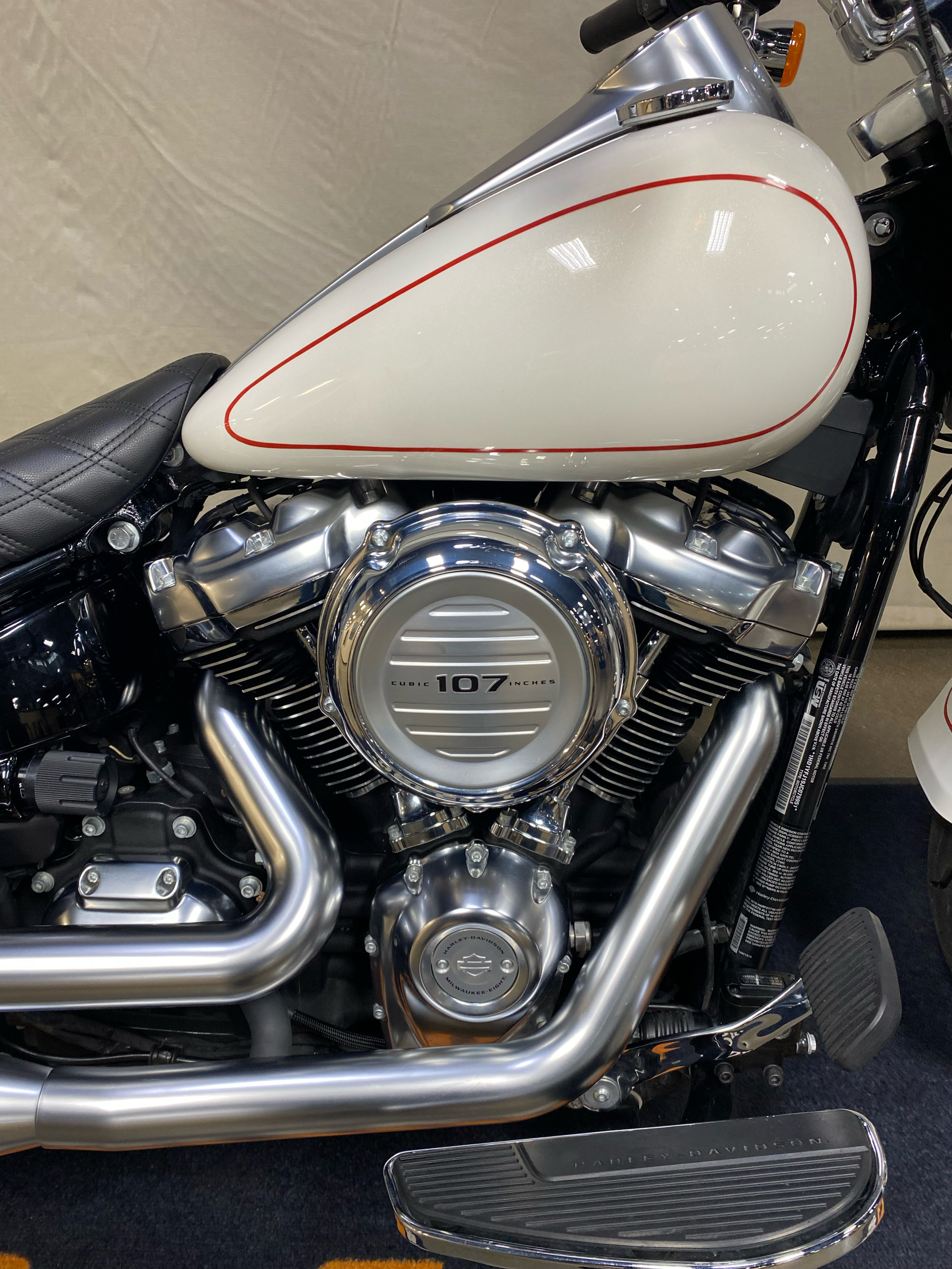 Used 2018 Harley-Davidson Fat Boy® 107 Bonneville Salt Pearl ...