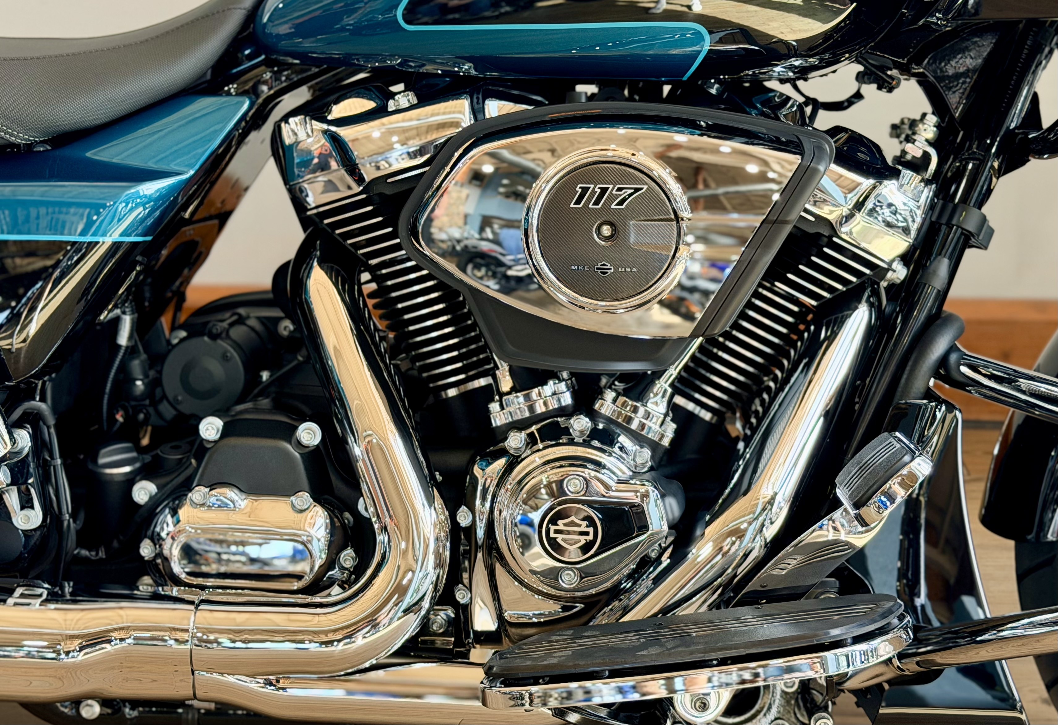 New 2026 Harley-Davidson Road Glide® Teal Thunder / Vivid Black Chrome ...