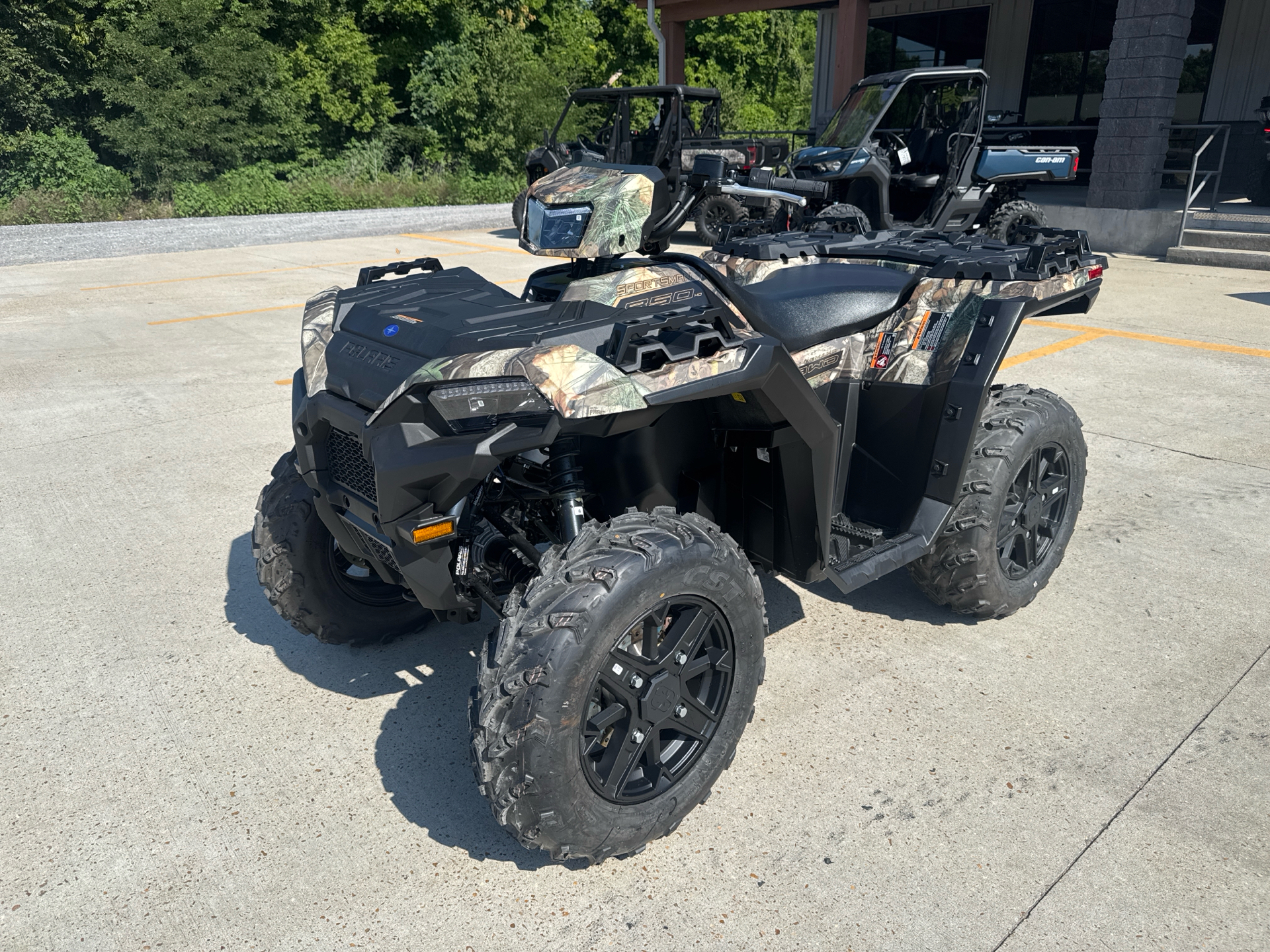 New 2025 Polaris Sportsman 850 Premium Polaris Pursuit Camo | ATVs in Leland MS | POL611187