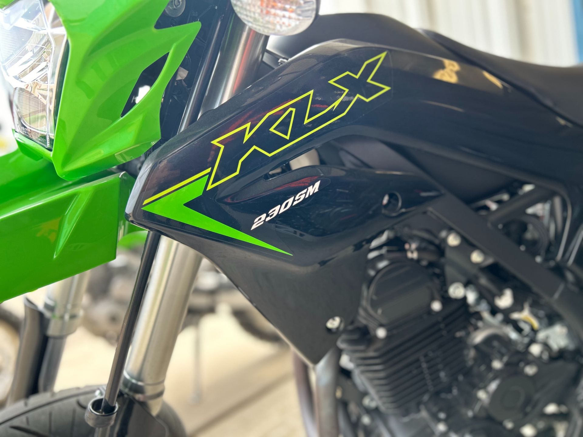 Used 2023 Kawasaki KLX 230SM, Harker Heights TX | Specs, Price, Photos | Lime Green 13416