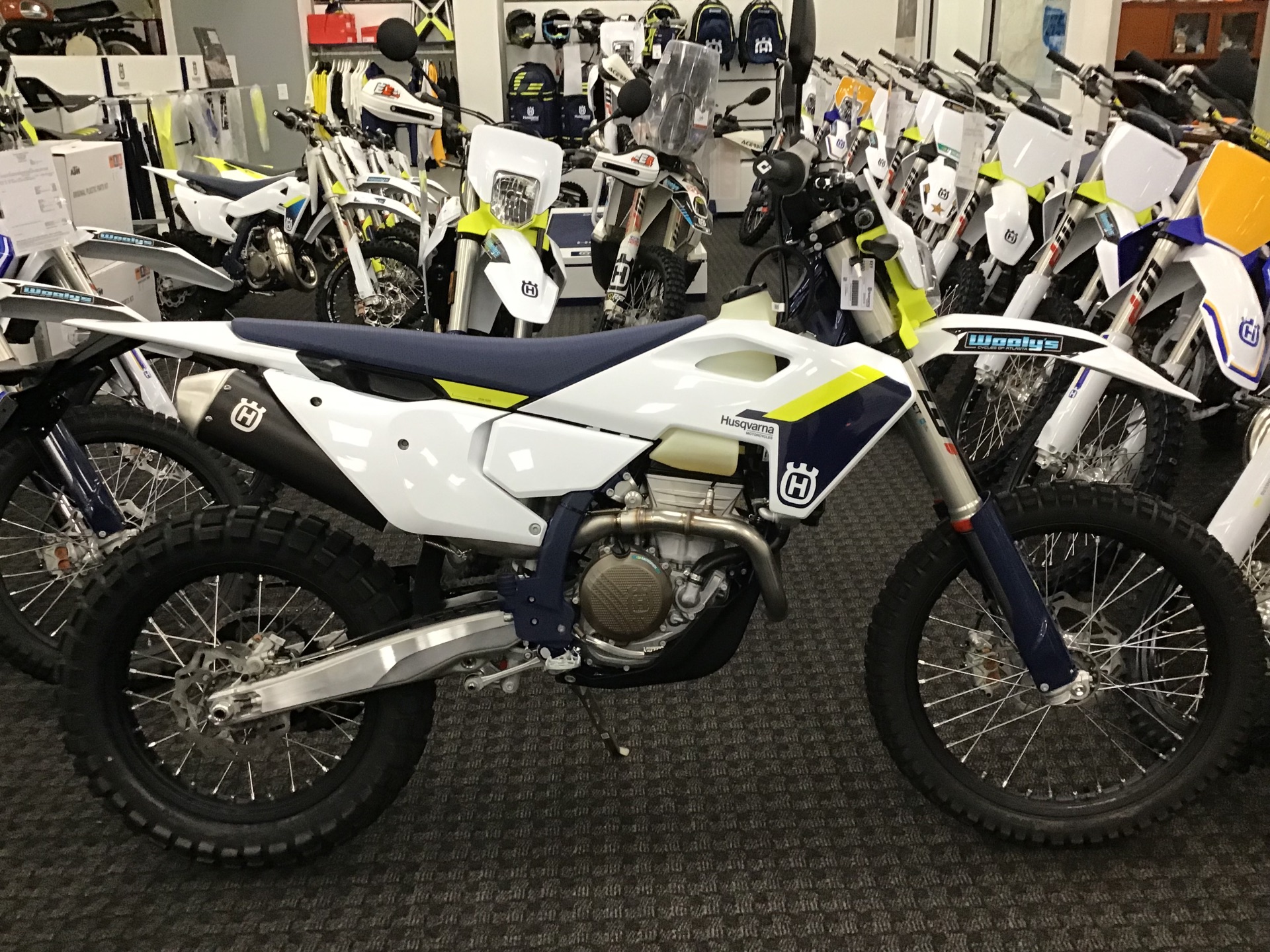 New 2025 Husqvarna FE 350s, Marietta GA | Specs, Price, Photos | White / Blue M224359