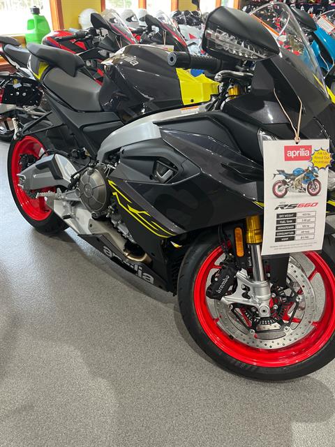 New 2026 Aprilia RS 660 Venom Yellow | Motorcycles in Westerlo, NY, and ...