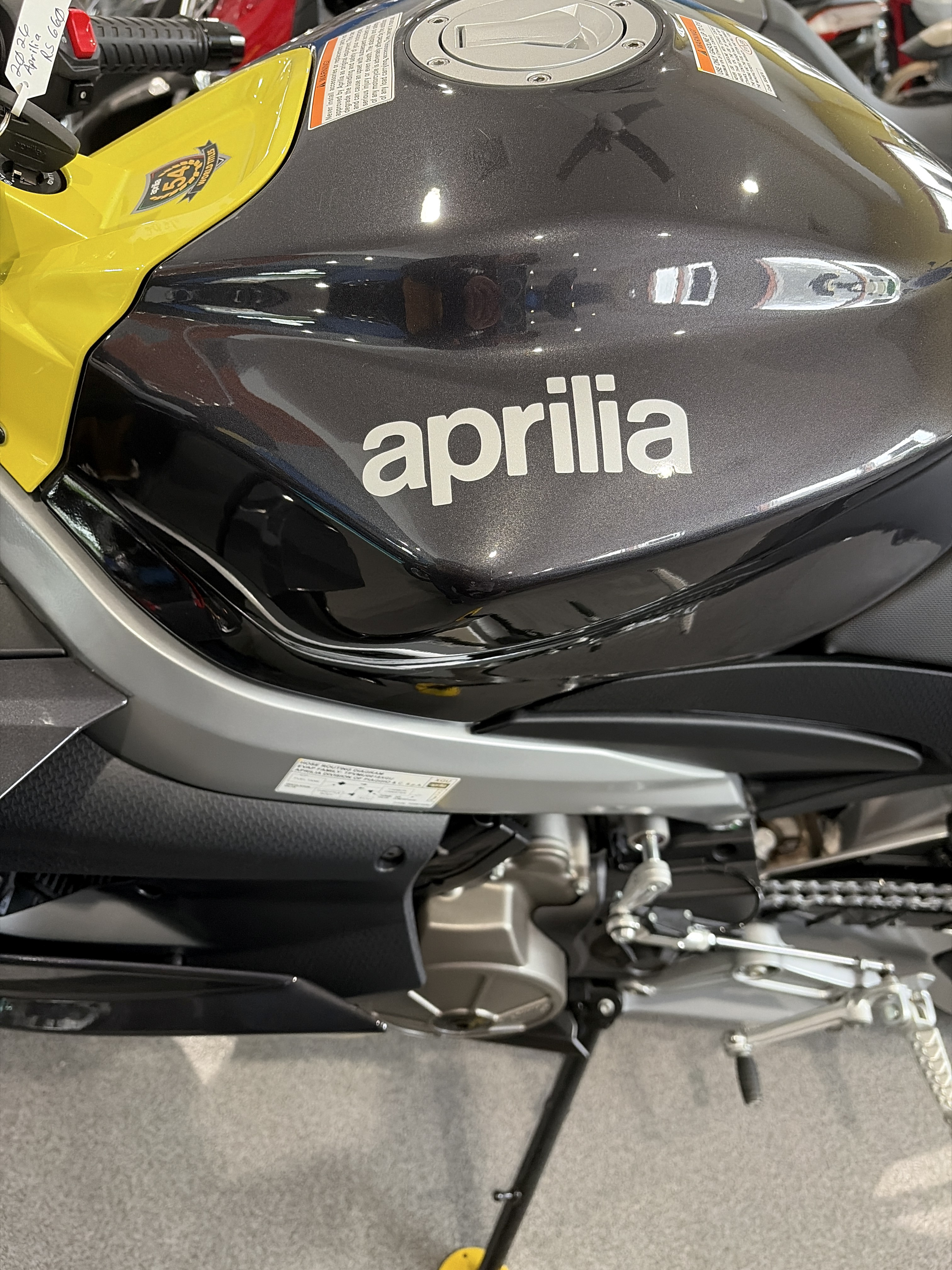 New 2026 Aprilia RS 660 Venom Yellow | Motorcycles in Westerlo, NY, and ...