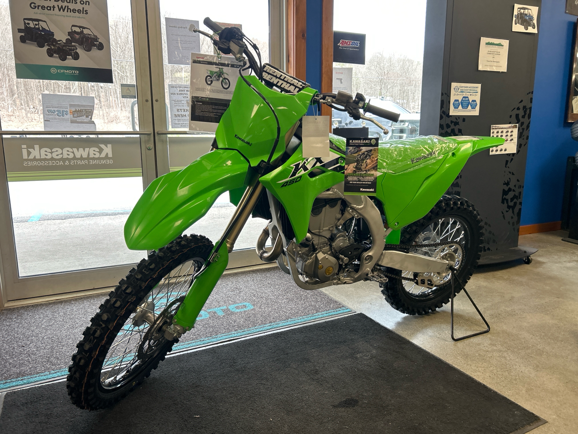 New 2025 Kawasaki KX 450 Lime Green | Motorcycles in Westerlo, NY, and Cairo, NY | 3092