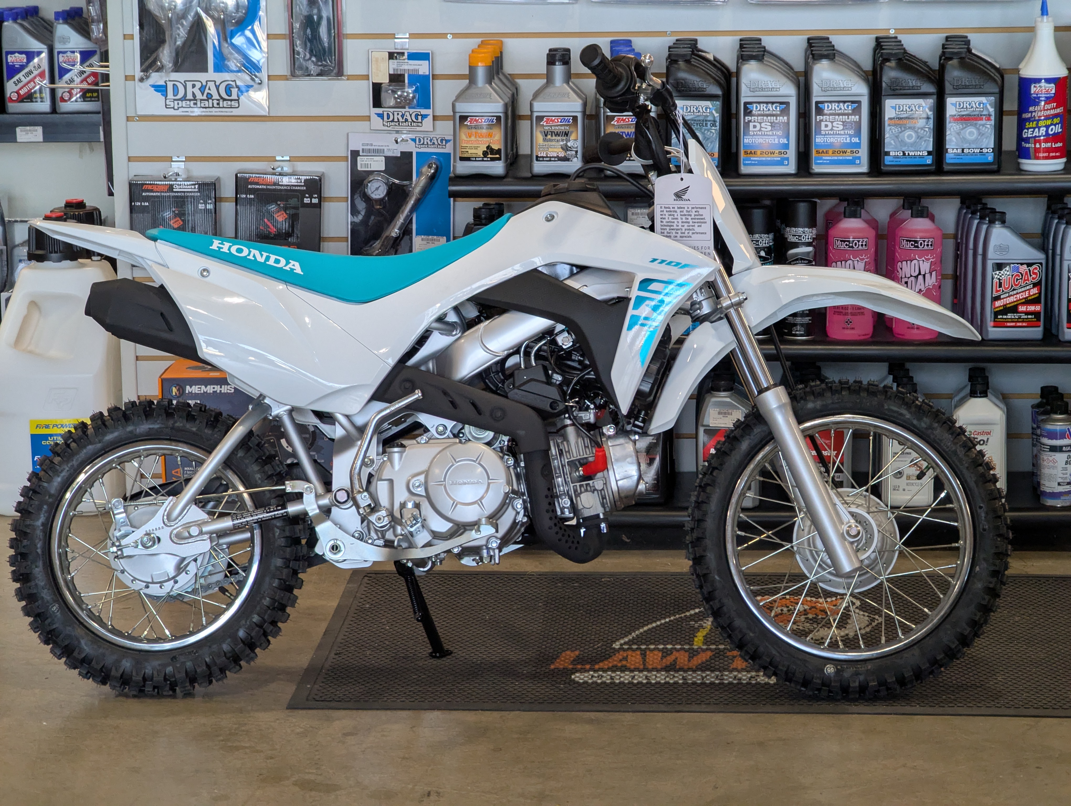 New 2025 Honda CRF110F | Motorcycles in Winchester TN | 090925-1 White