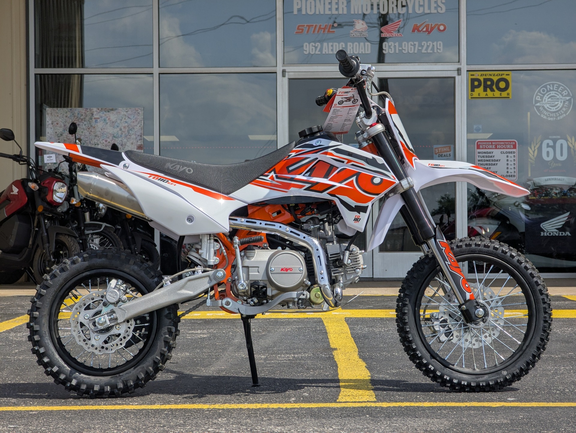 New 2025 Kayo TD 110 EFI | Motorcycles in Winchester TN | 060425-5 White