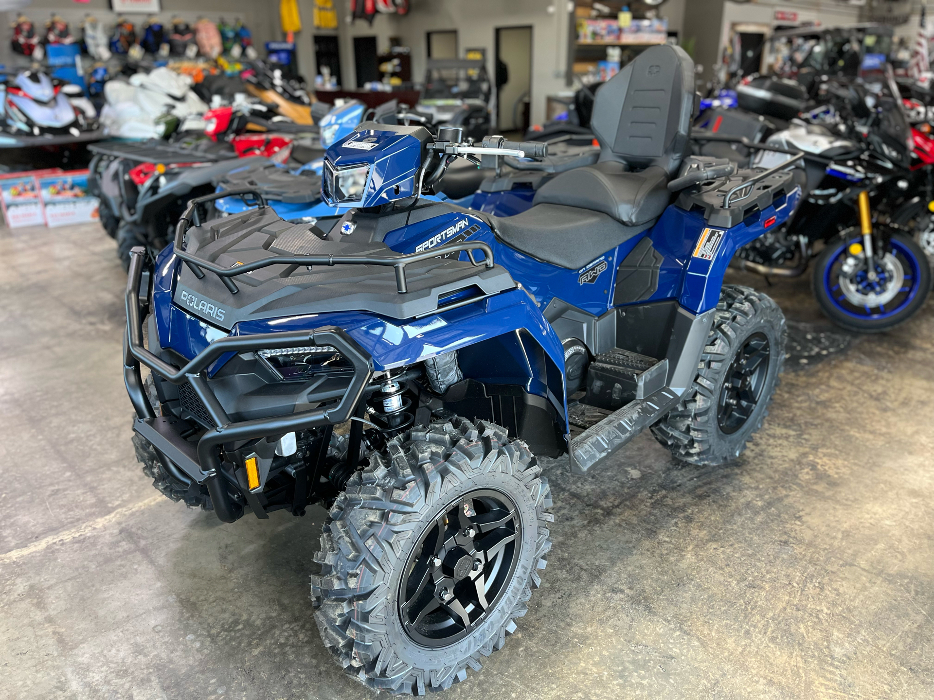 2025 Polaris Sportsman Touring 570 Premium | New ATVs for Sale, Albemarle NC | Springfield Blue N/A