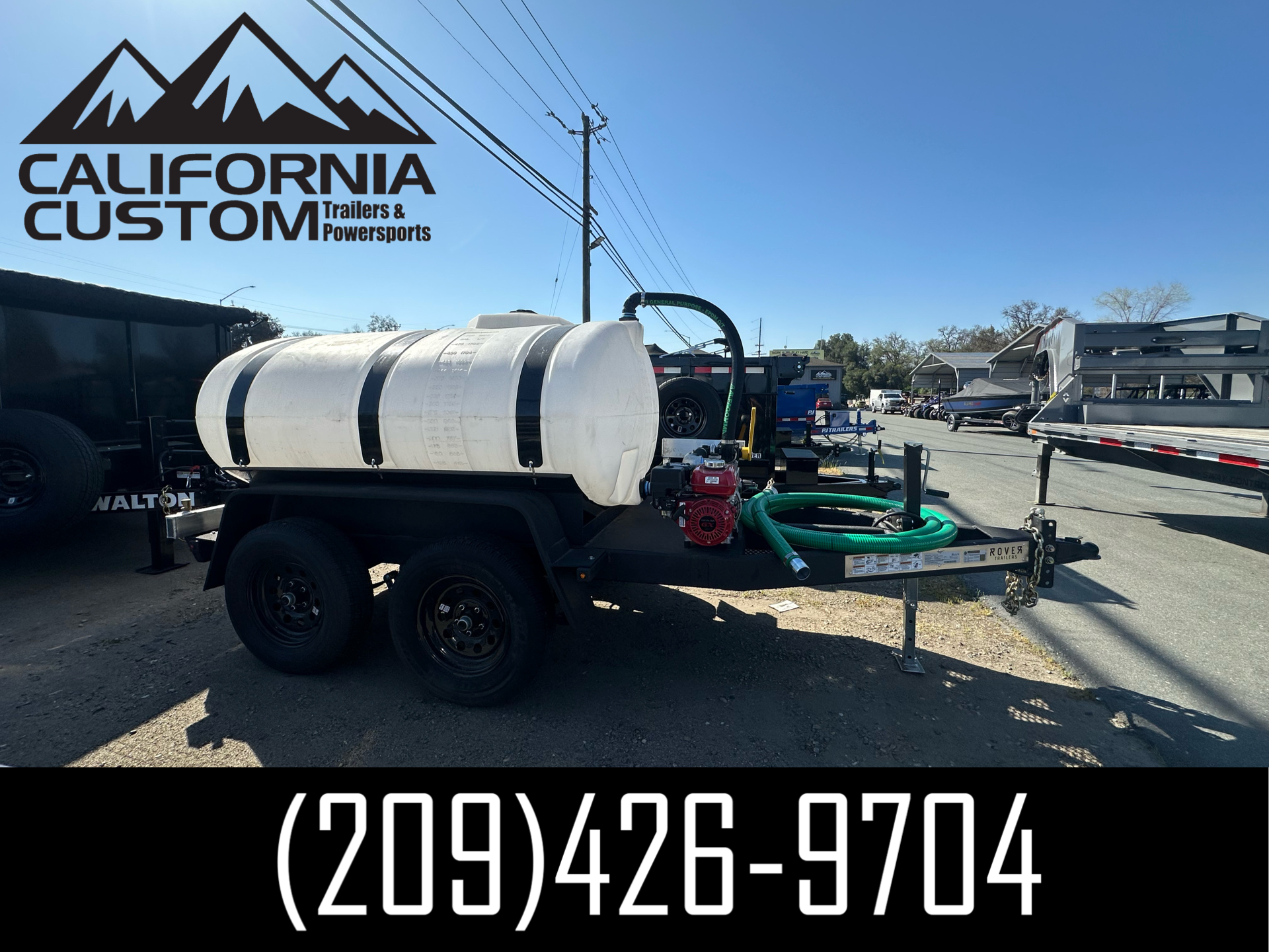 New 2025 Rover Trailers 500 Gallon Water Sprayer Trailer | Trailers in ...