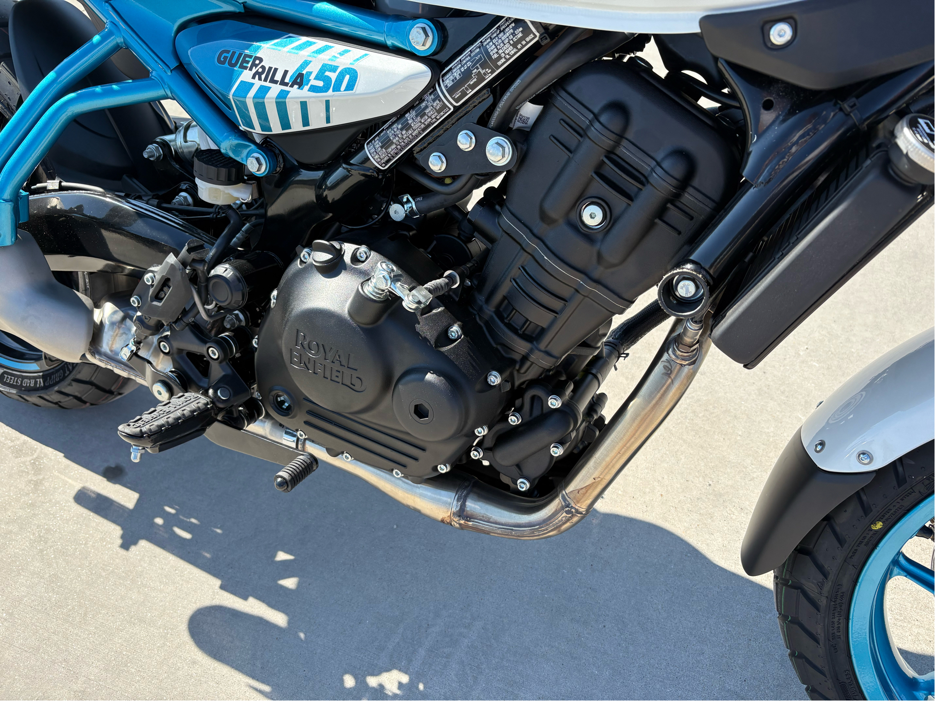 New 2026 Royal Enfield Guerrilla 450 Brava Blue | Motorcycles in Austin ...