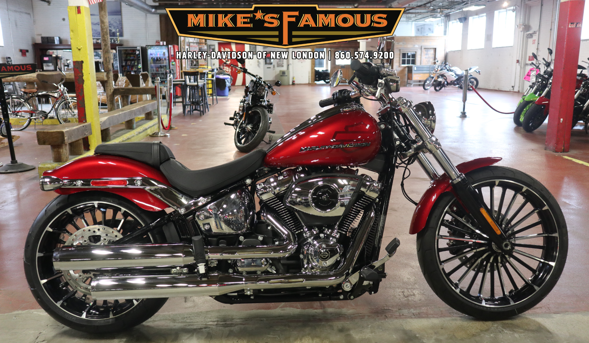 New 2025 Harley-Davidson Breakout® Brilliant Red | Motorcycles in New ...