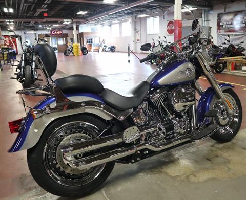 Used 2017 Harley-Davidson Fat Boy® Superior Blue / Billet Silver ...