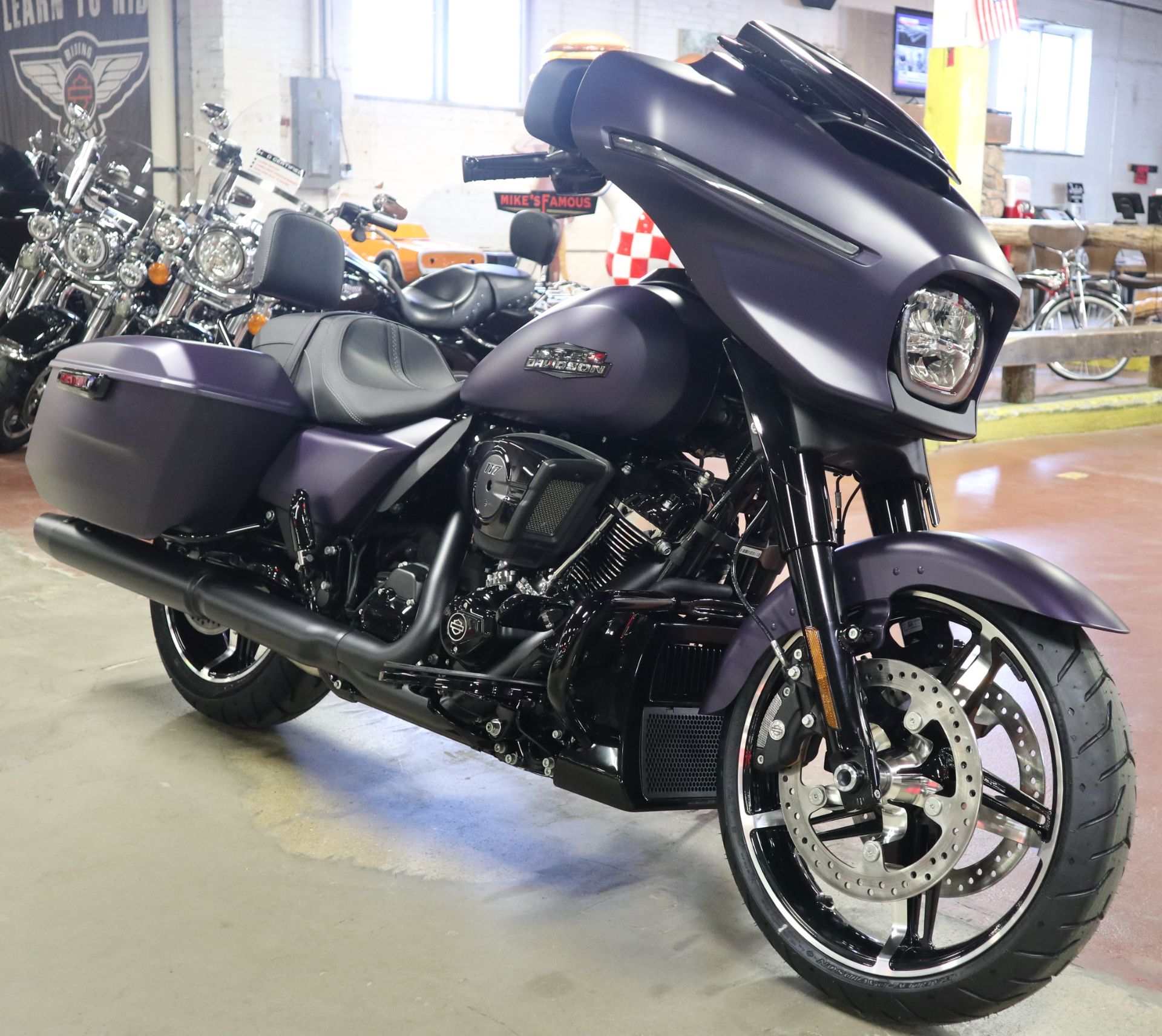 New 2025 Harley-Davidson Street Glide® Purple Abyss Denim (Black Finish ...