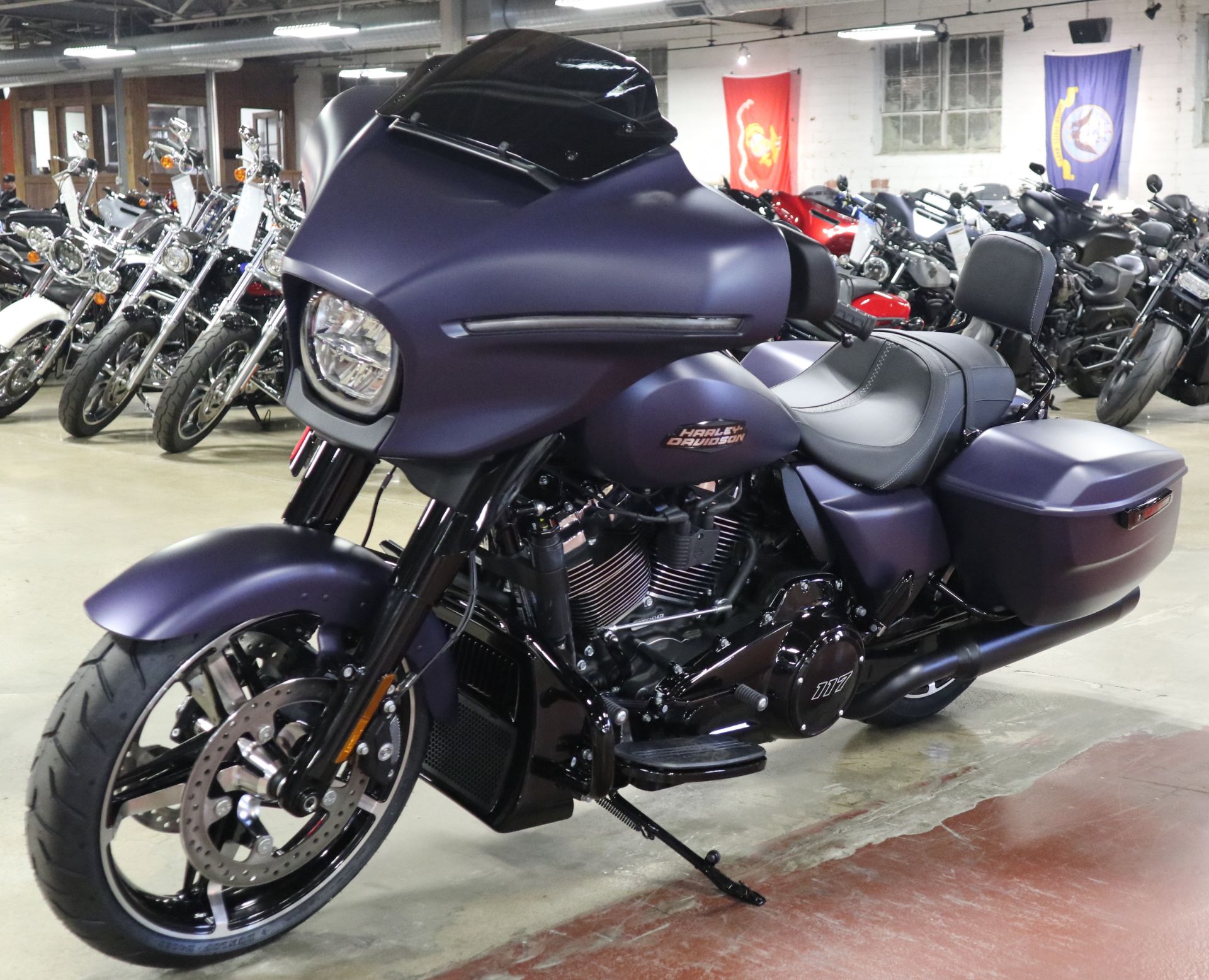 New 2025 Harley-Davidson Street Glide® Purple Abyss Denim (Black Finish ...