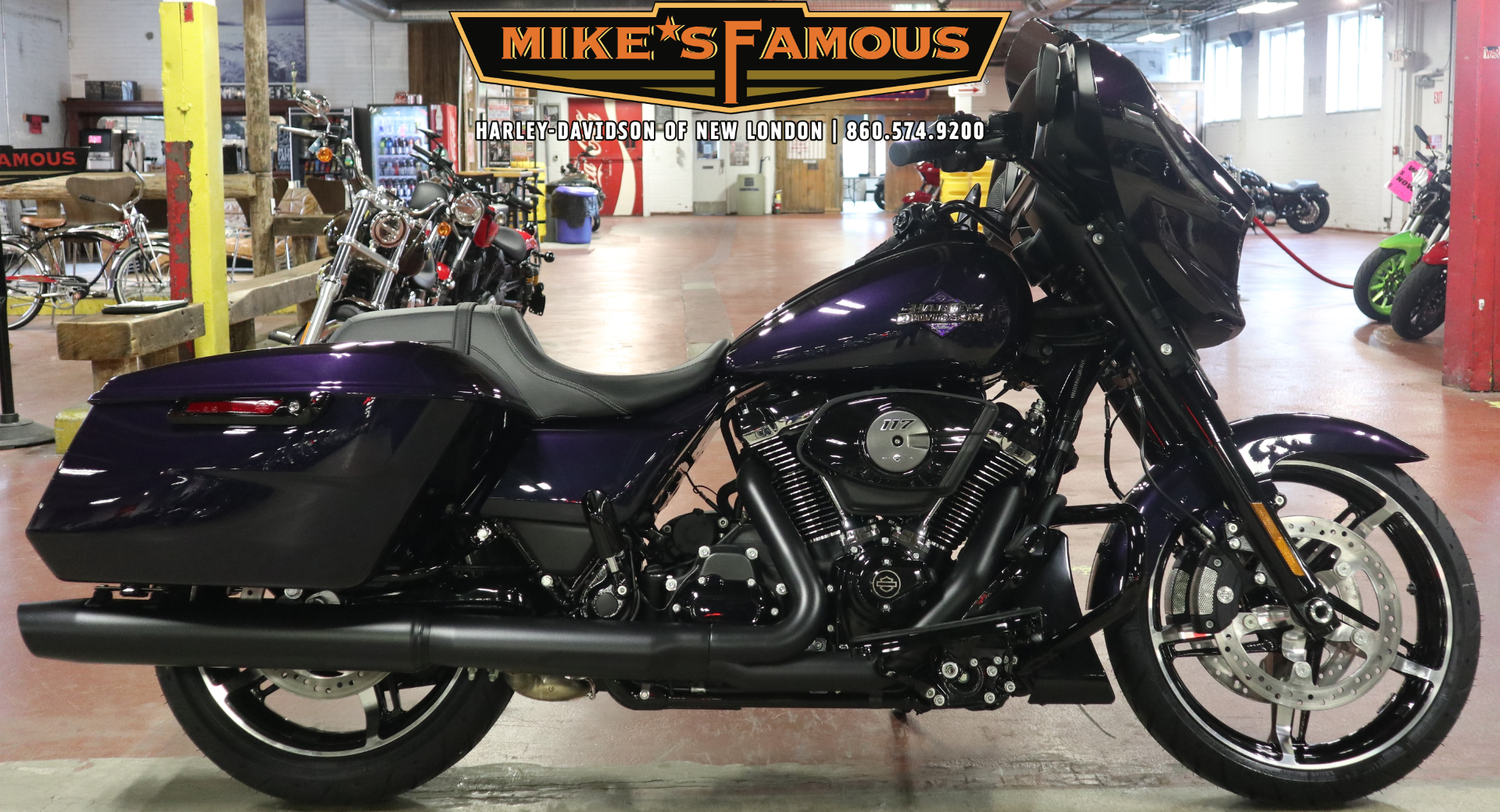 New 2025 Harley-Davidson Street Glide® Mystic Shift (Black Finish) | Motorcycles in New London ...