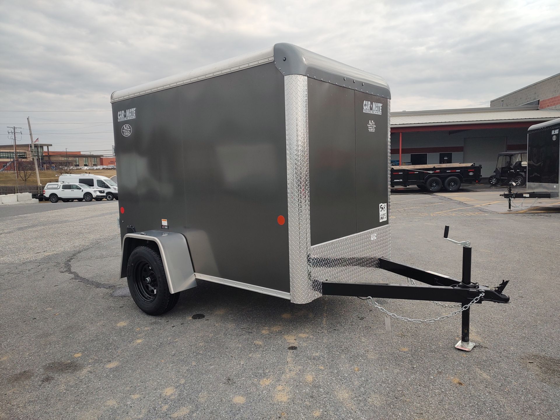 New 2025 Car Mate Trailers 5x8.5 Custom Cargo Trailer Ramp +6 ...