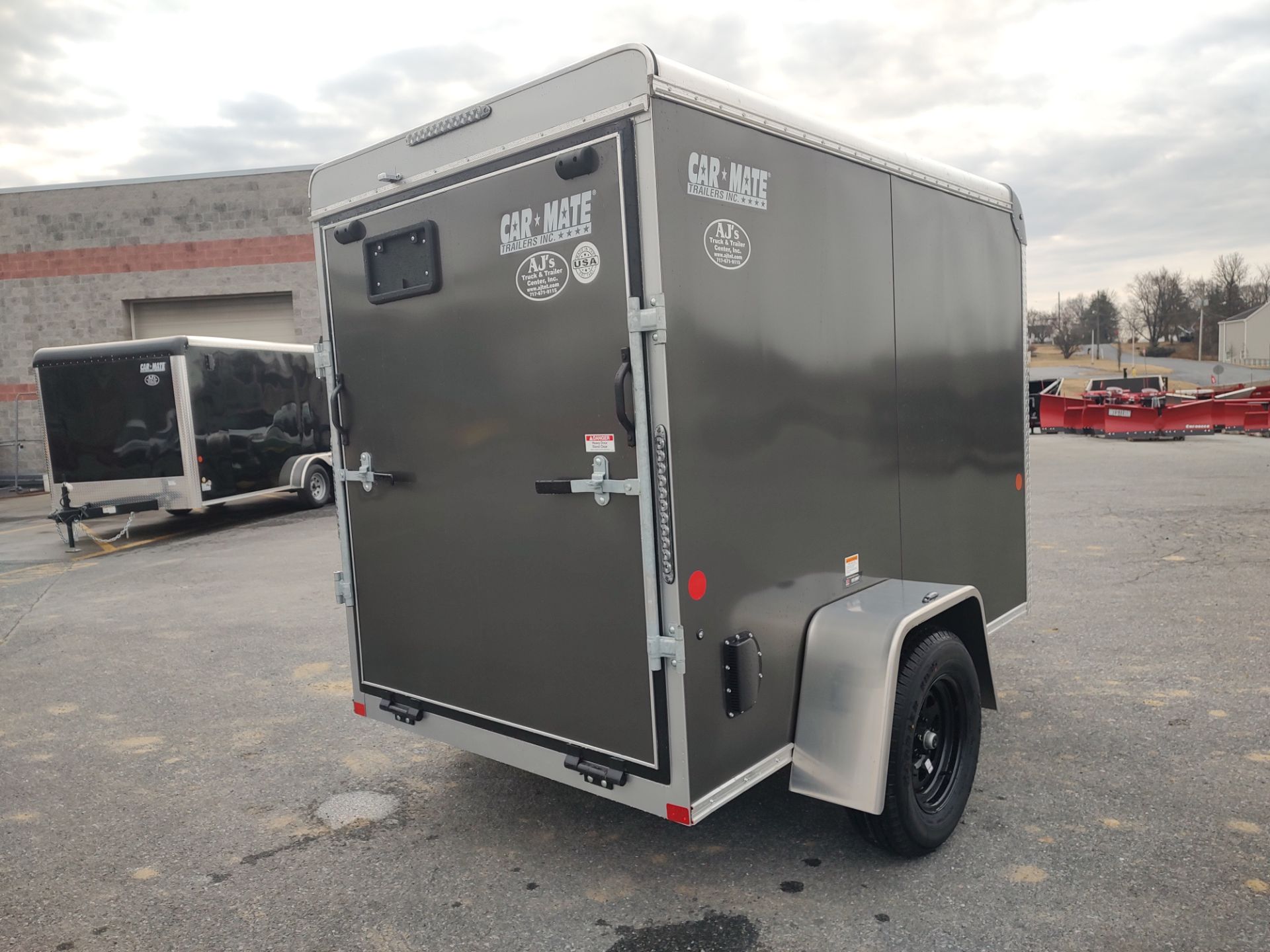 New 2025 Car Mate Trailers 5x8.5 Custom Cargo Trailer Ramp +6 ...