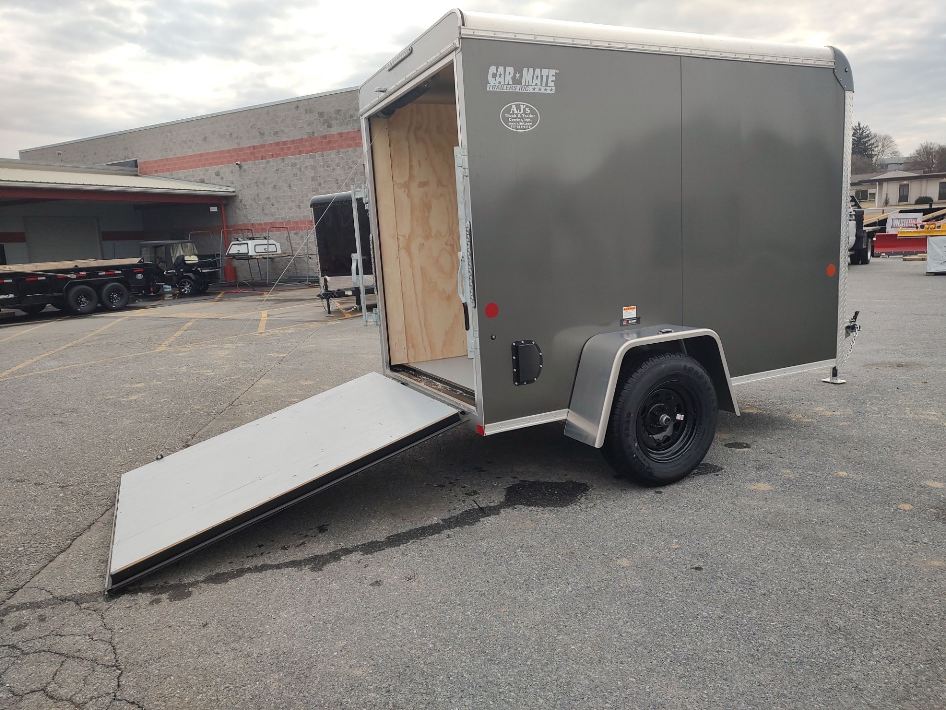 New 2025 Car Mate Trailers 5x8.5 Custom Cargo Trailer Ramp +6 ...