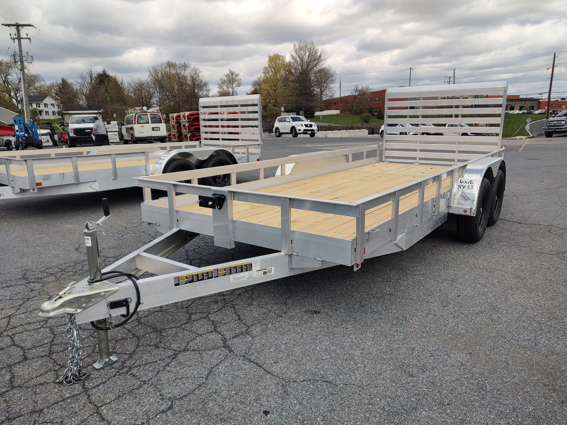 New 2025 Carry-On Trailers 16X76 AGW Aluminum Utility Trailer 7K R ...