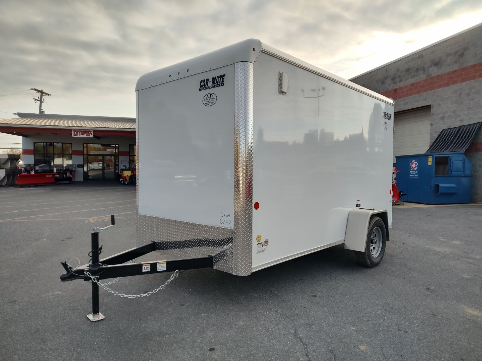 New 2025 Car Mate Trailers 6x12 Custom Cargo Trailer Double Door+6 ...