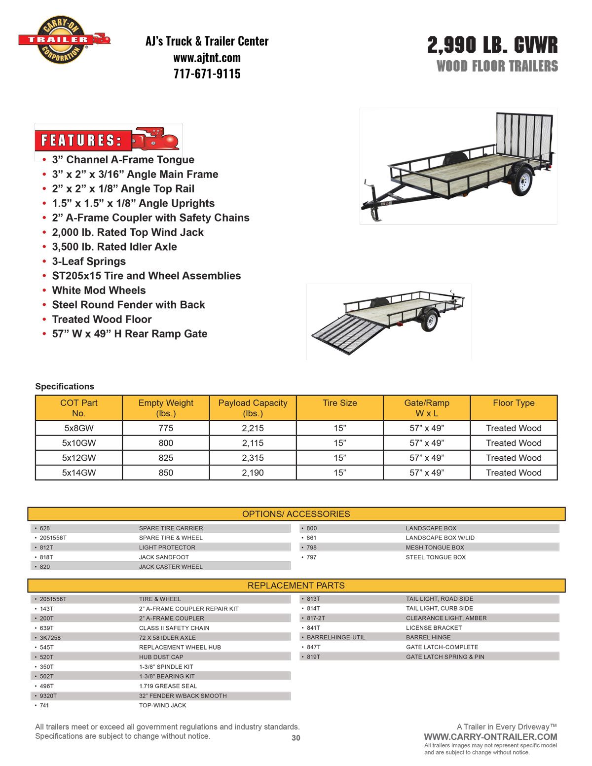 New 2026 Carry-On Trailers 6.8x14 Utility Trailer 3K | Trailers in ...