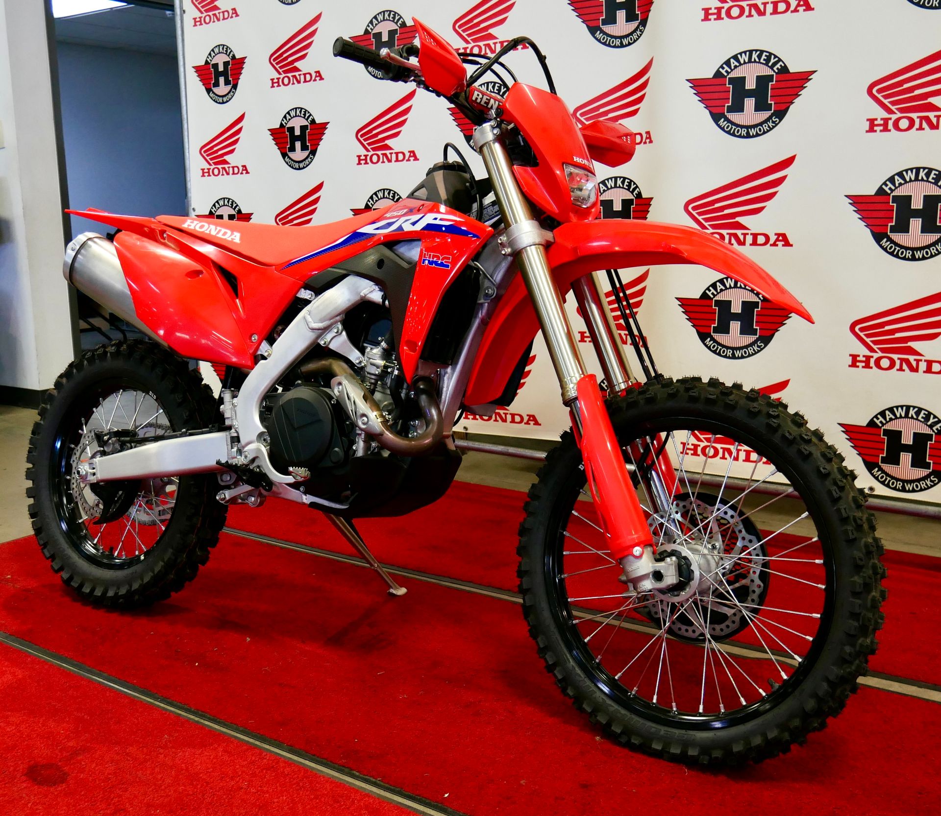 New 2022 Honda CRF450X Motorcycles in Davenport, IA