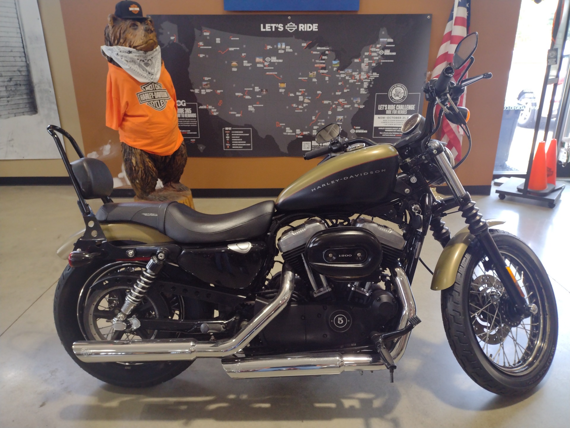 Used 2007 Harley-Davidson Sportster® 1200 Nightster™ Two-tone Olive ...