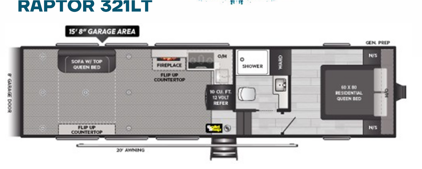 New 2026 Keystone RV Carbon 321LT - Toy Hauler | RVs in Bismarck ND | White