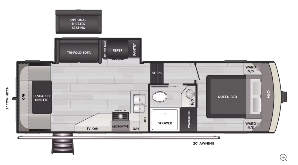New 2025 Keystone RV Arcadia Select 25SRD | RVs in Bismarck ND | White