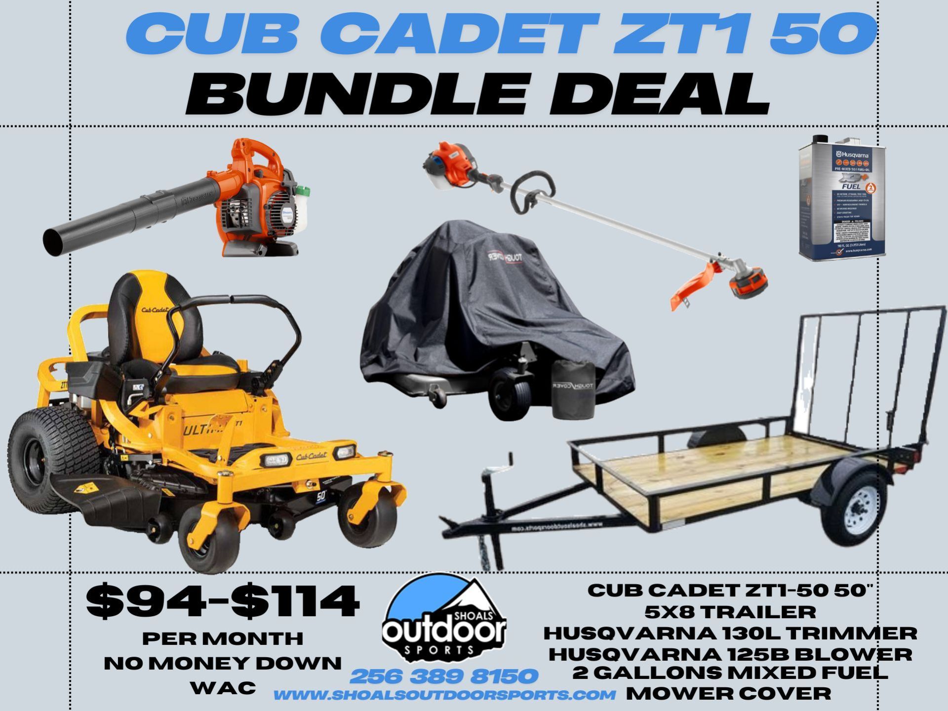 New 2024 Cub Cadet ZT1 50 in. Kawasaki FR691V 23 hp, Tuscumbia AL ...