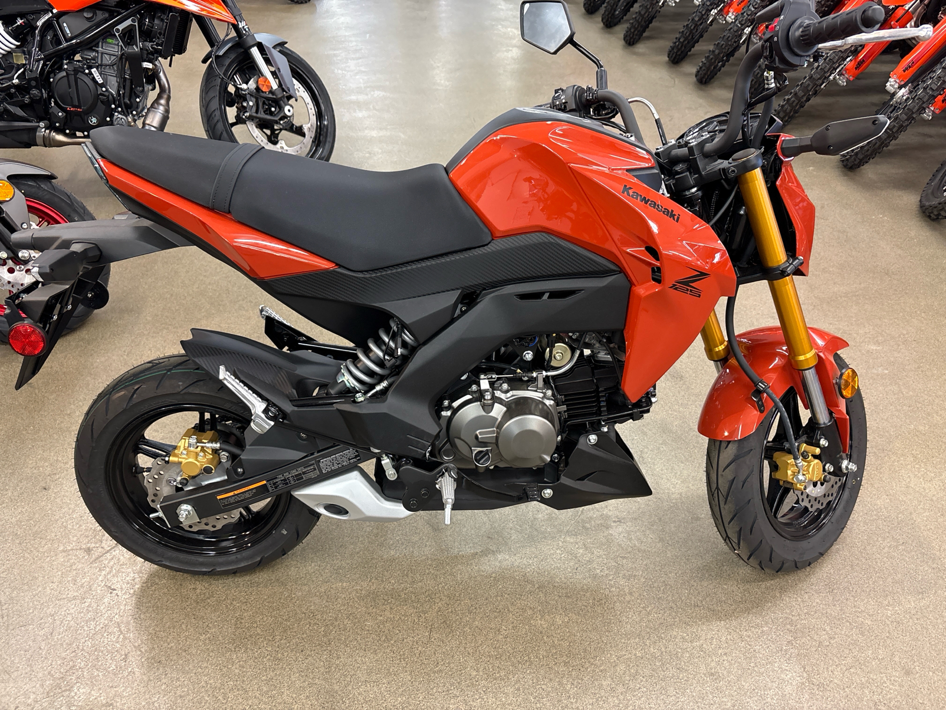 New 2025 Kawasaki Z125 Pro Pearl Lava Orange | Motorcycles in Longmont ...