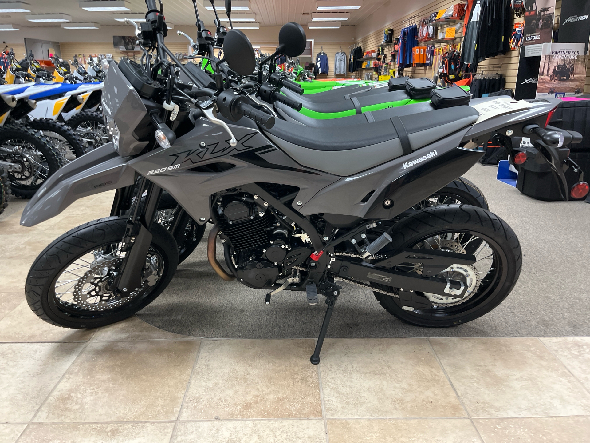 New 2025 Kawasaki KLX 230SM ABS Battle Gray | Motorcycles in Berkeley ...