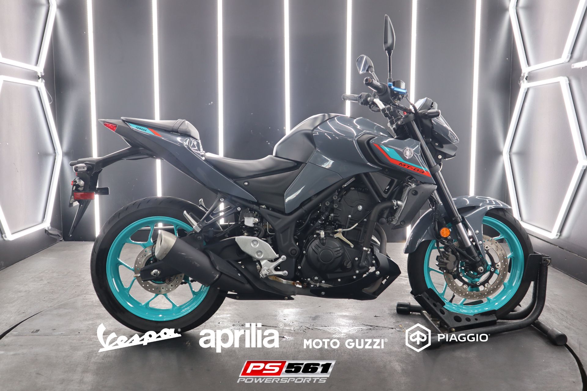 Used 2023 Yamaha MT-03 Cyan Storm | Motorcycles in Lake Park FL | YAM009090