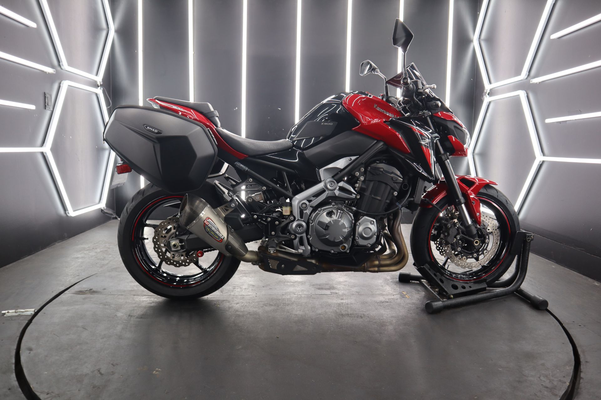 Used 2018 Kawasaki Z900 Candy Persimmon Red / Metallic Spark Black ...