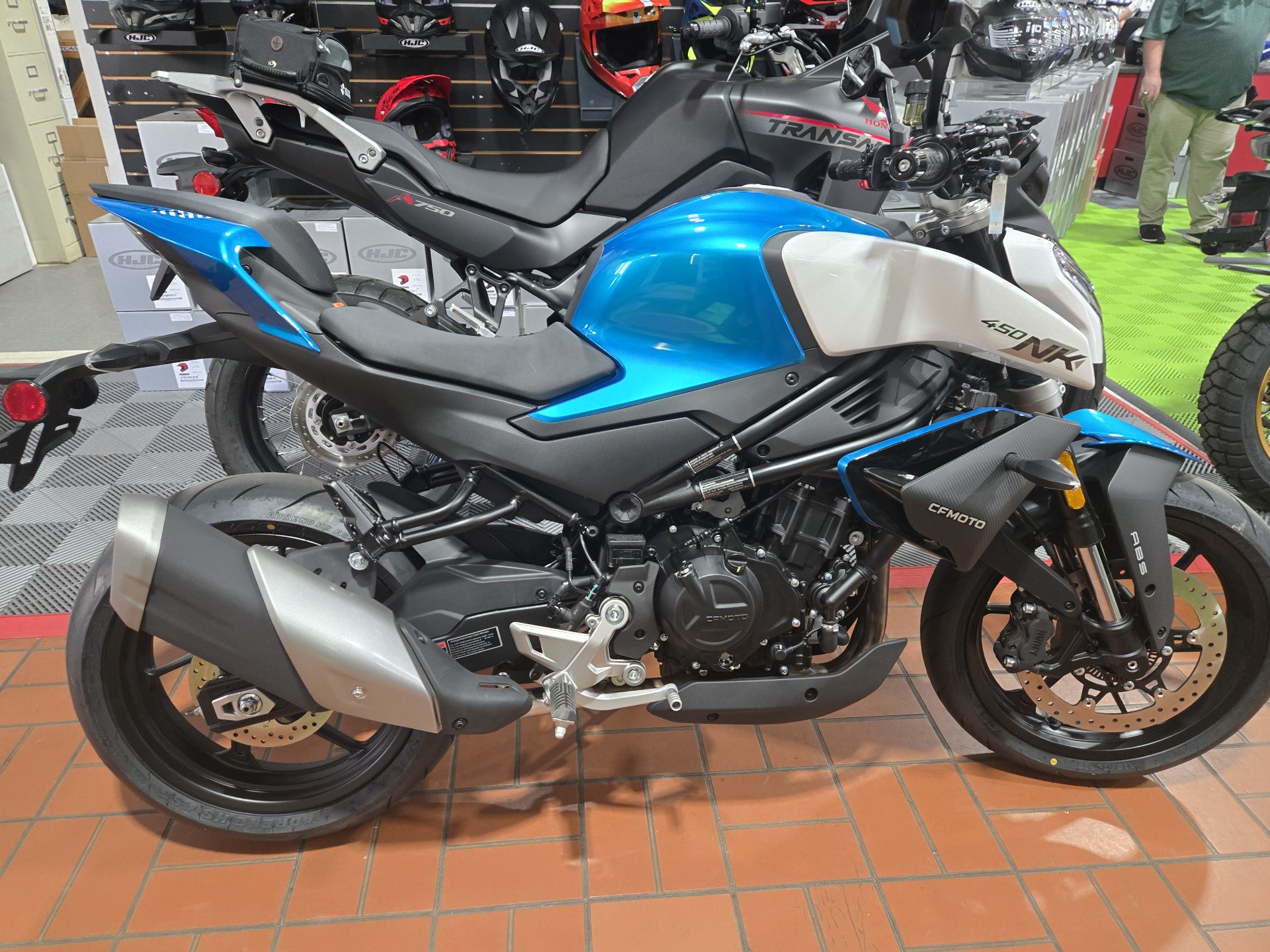 New 2025 CFMOTO 450NK, Wake Forest NC | Specs, Price, Photos | Zephyr Blue CF002115