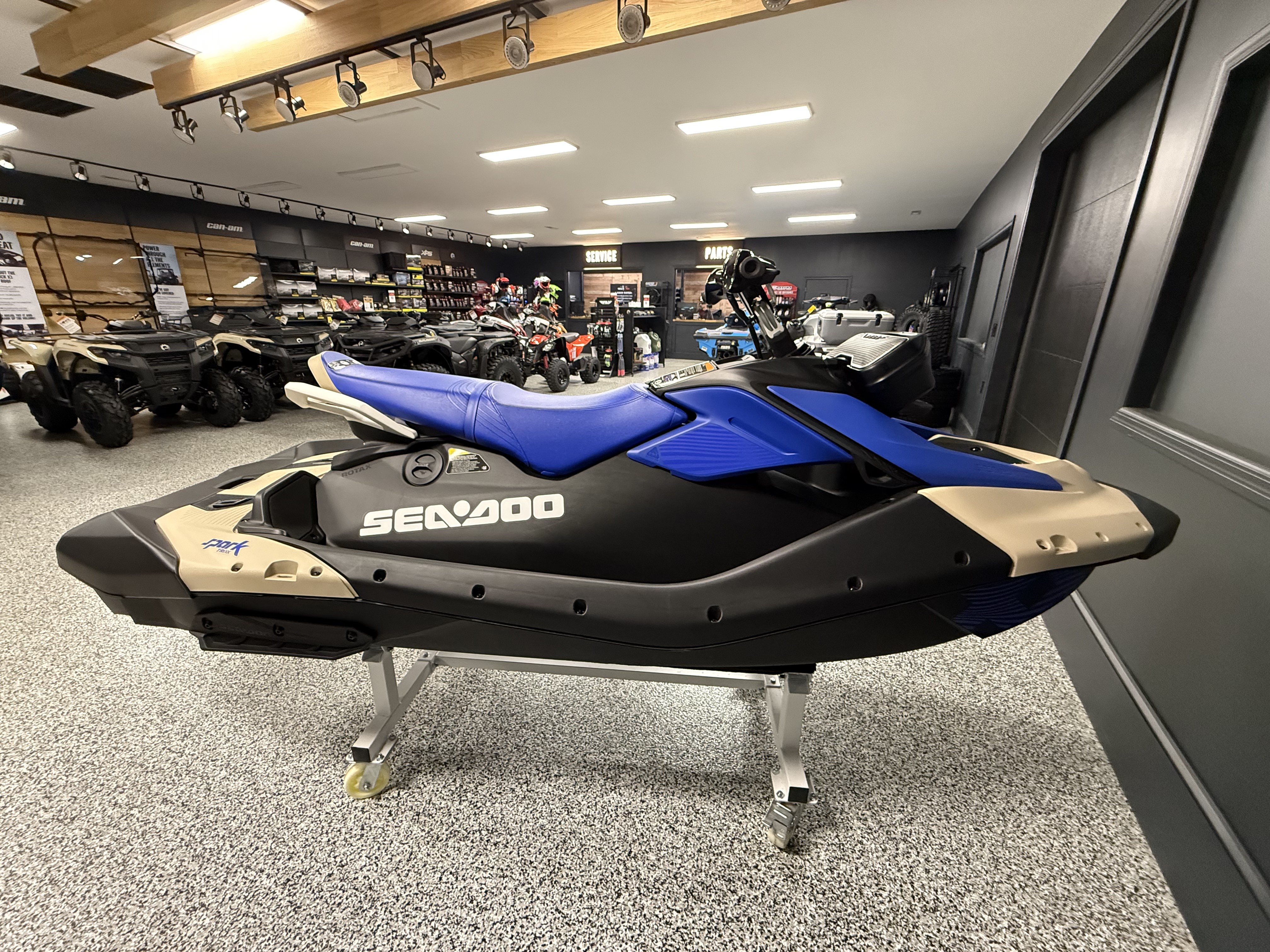 New 2025 Sea-Doo Spark Trixx for 3 + iBR and audio in option, Iron ...