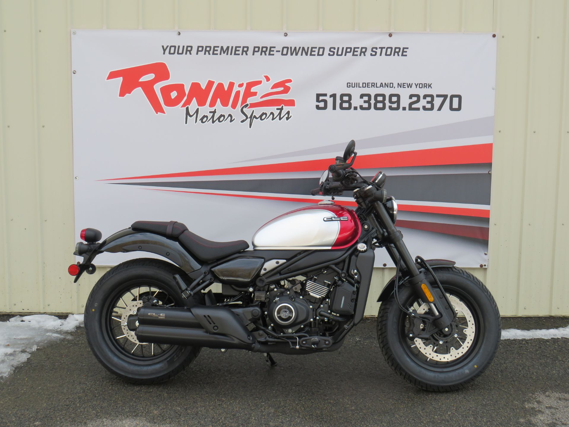 New 2025 CFMOTO 450CL-C Bordeaux Red | Motorcycles in New Ashford MA ...