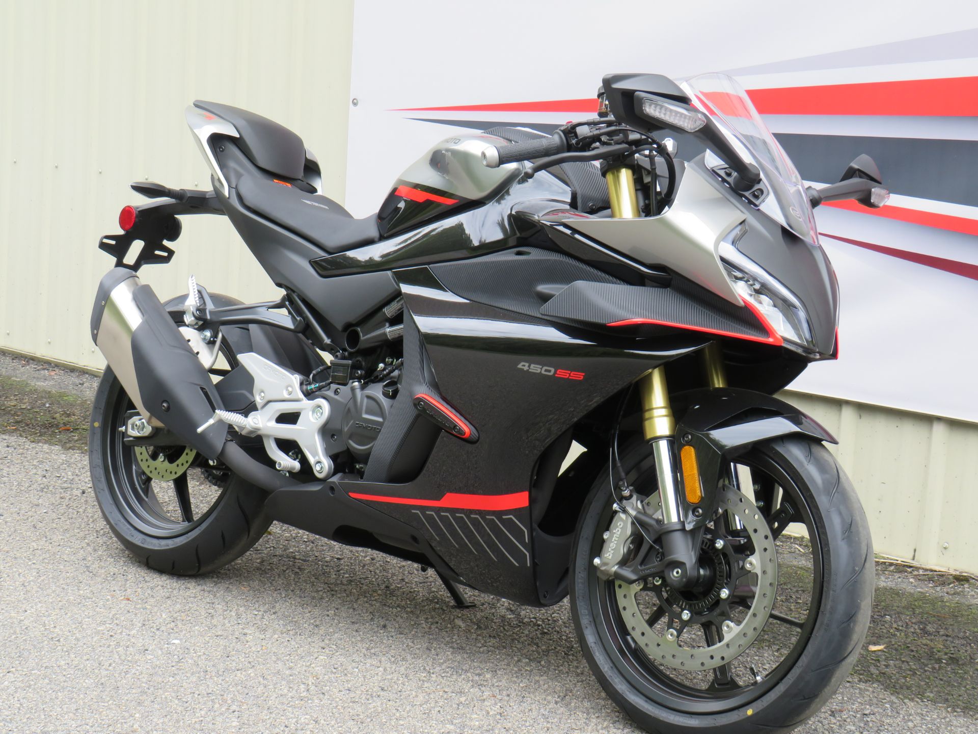 New 2025 CFMOTO 450SS Zircon Black | Motorcycles in New Ashford MA | 003274