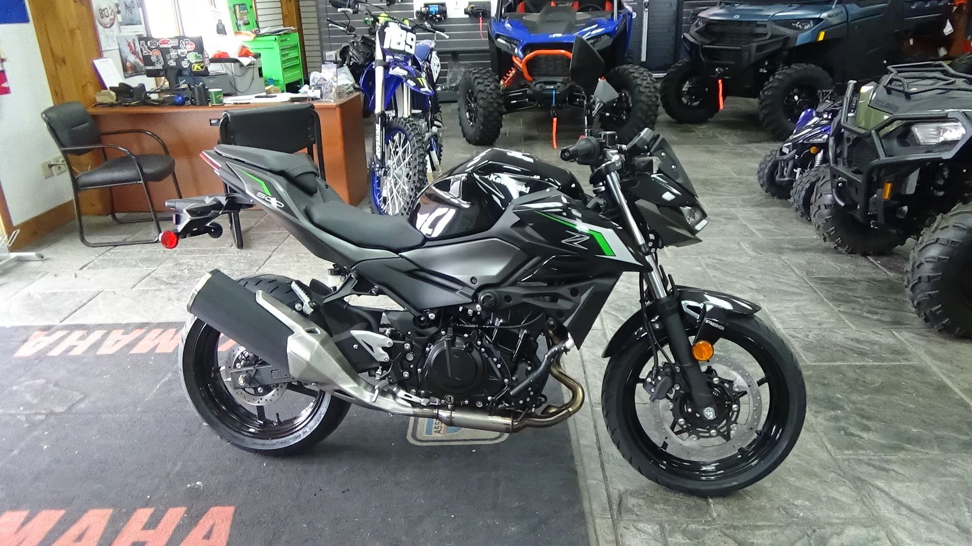 New 2025 Kawasaki Z500 ABS Motorcycles in Bennington, VT | Stock Number ...