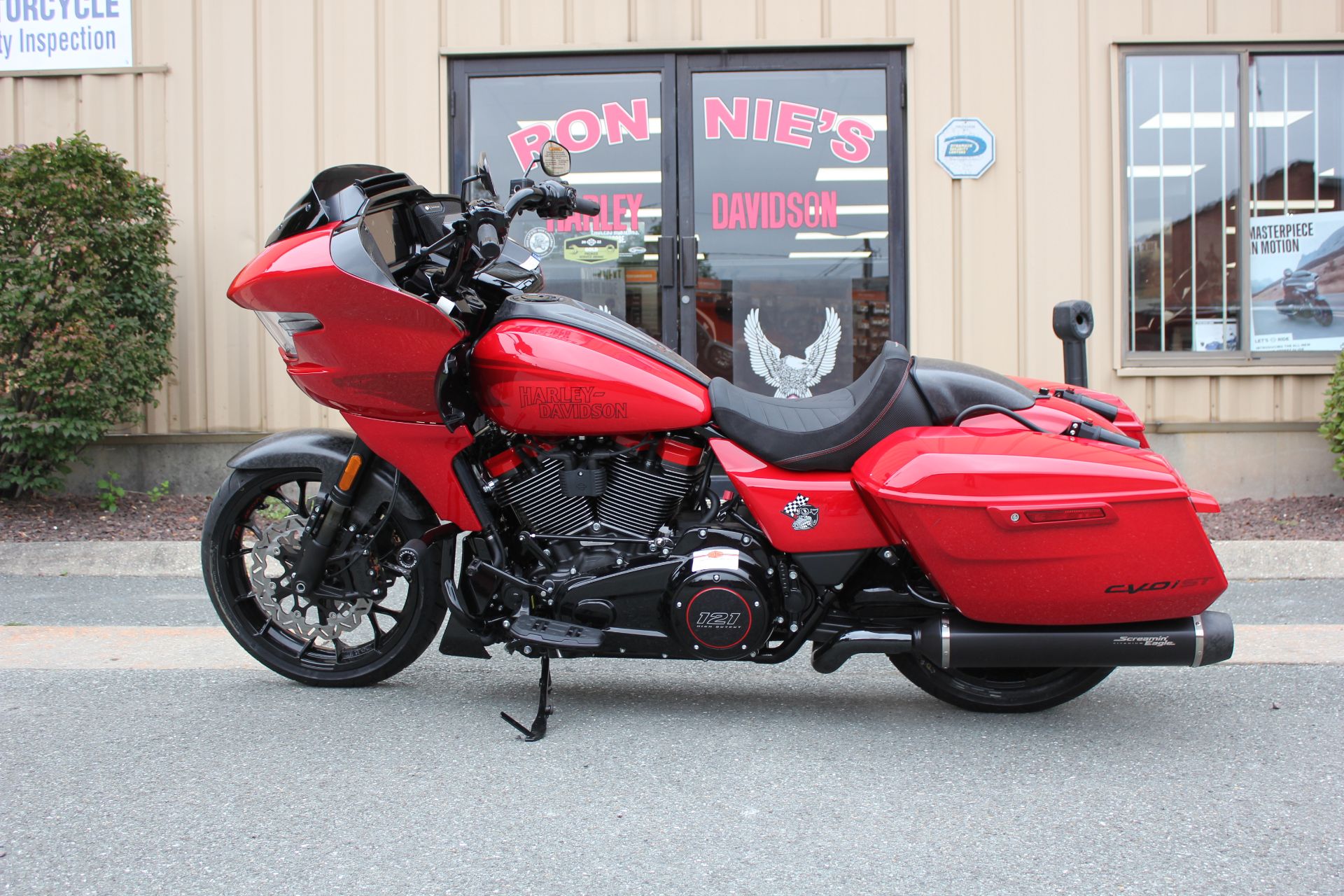 New 2025 Harley-Davidson CVO™ Road Glide® ST Rally Red | Motorcycles in New Ashford MA | 956724
