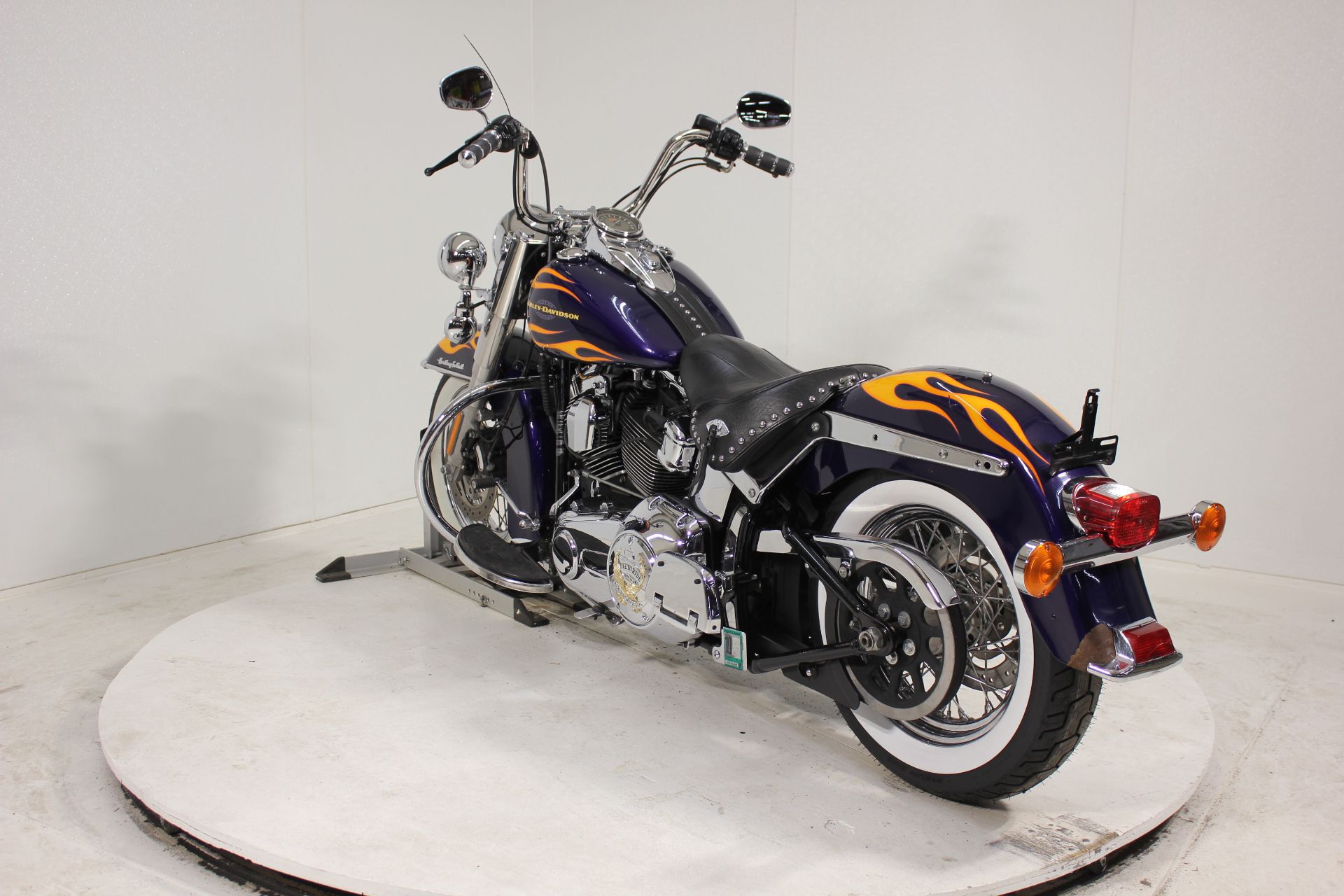 Used 2012 Harley-Davidson Heritage Softail® Classic Deep Purple/Flames ...