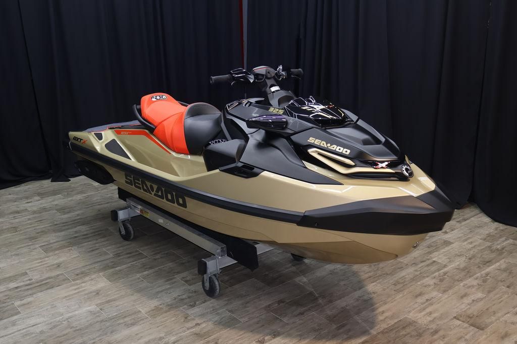 New 2025 Sea-Doo RXT-X 325 + Tech Package Metallic Tan / Lava Red ...