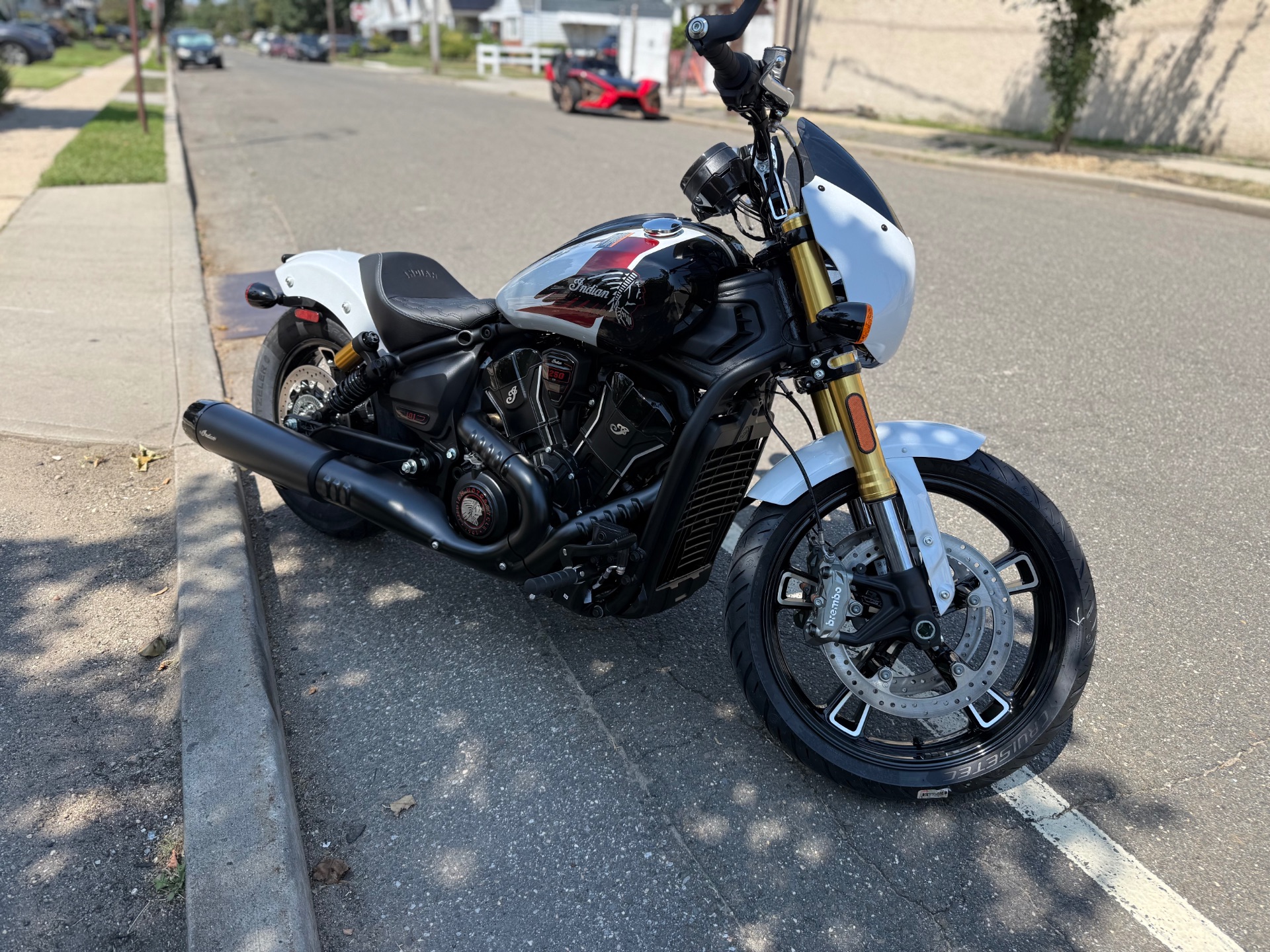 New 2025 Indian Motorcycle 101 Scout® Motorcycles in Mineola, NY | Stock Number: Y16538